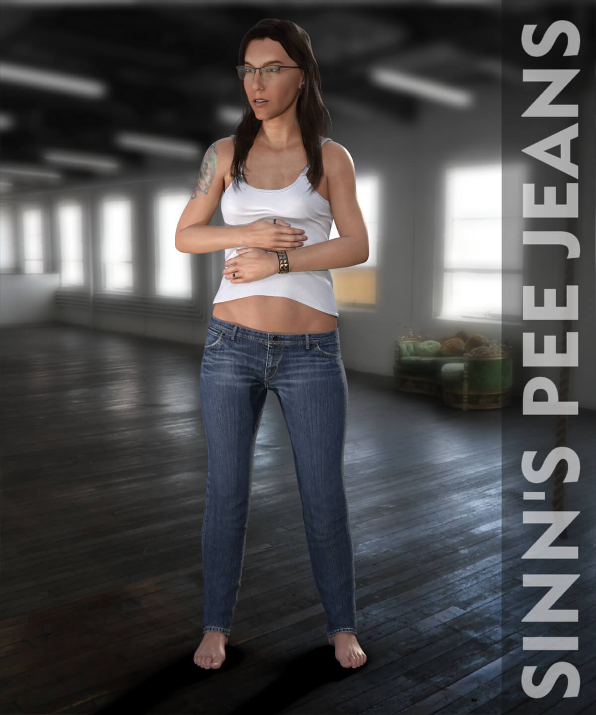 Sinn's Pee Jeans & Poses for Sinn Sage and G8F - Daz Content by Sinn Sage