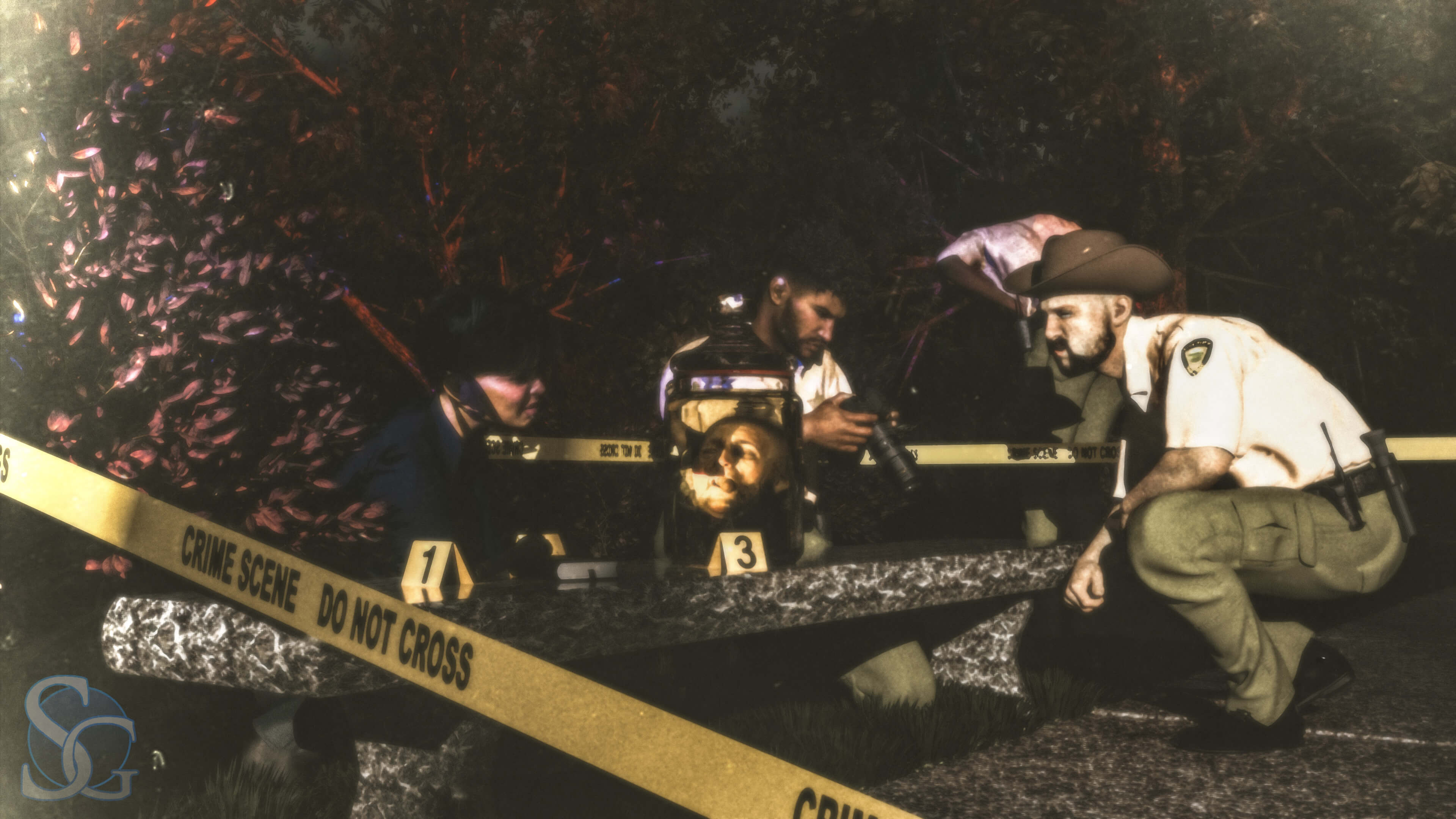 Calling Card of The Collector 3D Render by SirensGlade67