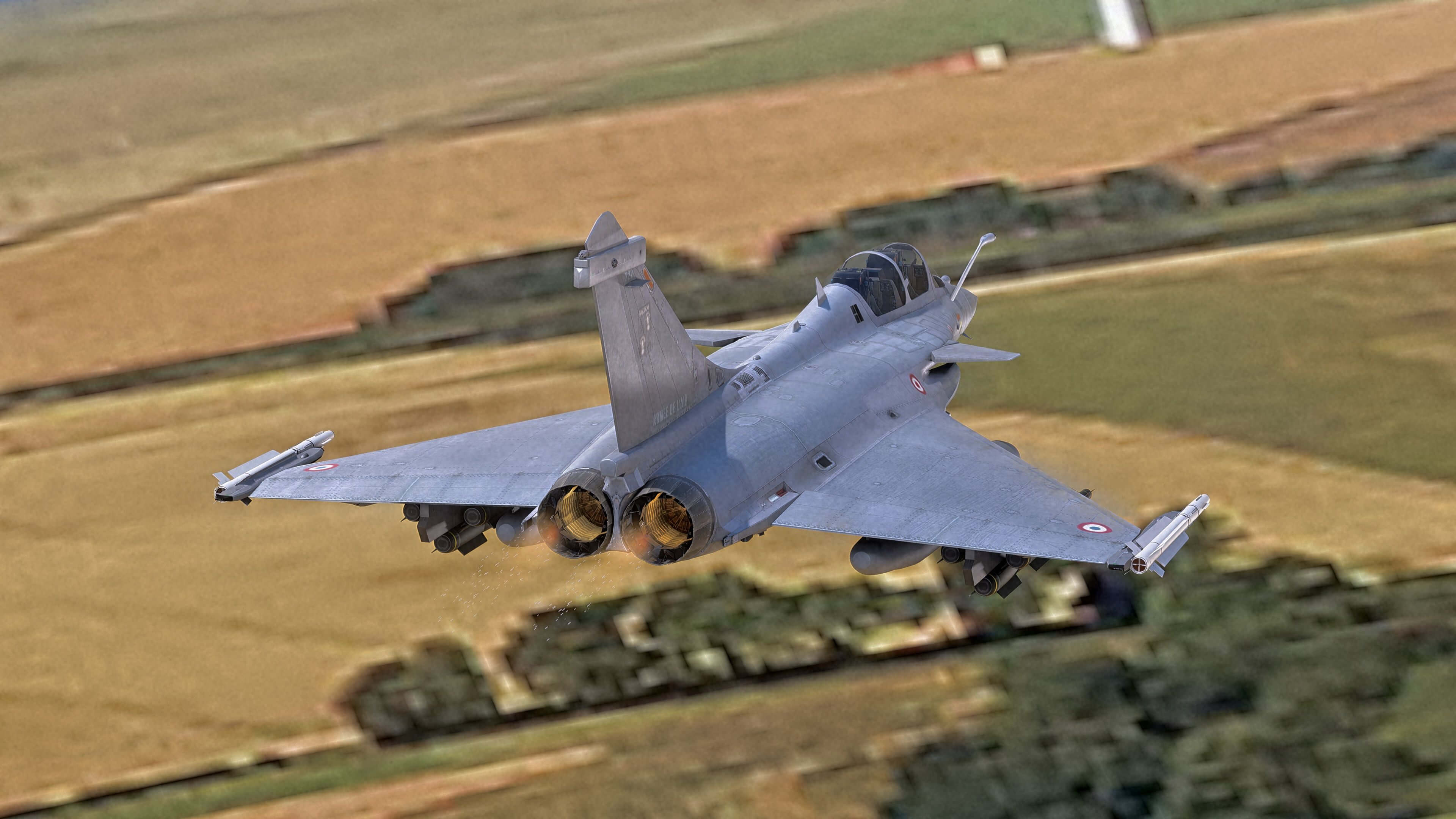 Dassault Rafale B - Rigged - High Resolution Cockpit 3D Model by Sirios-3D