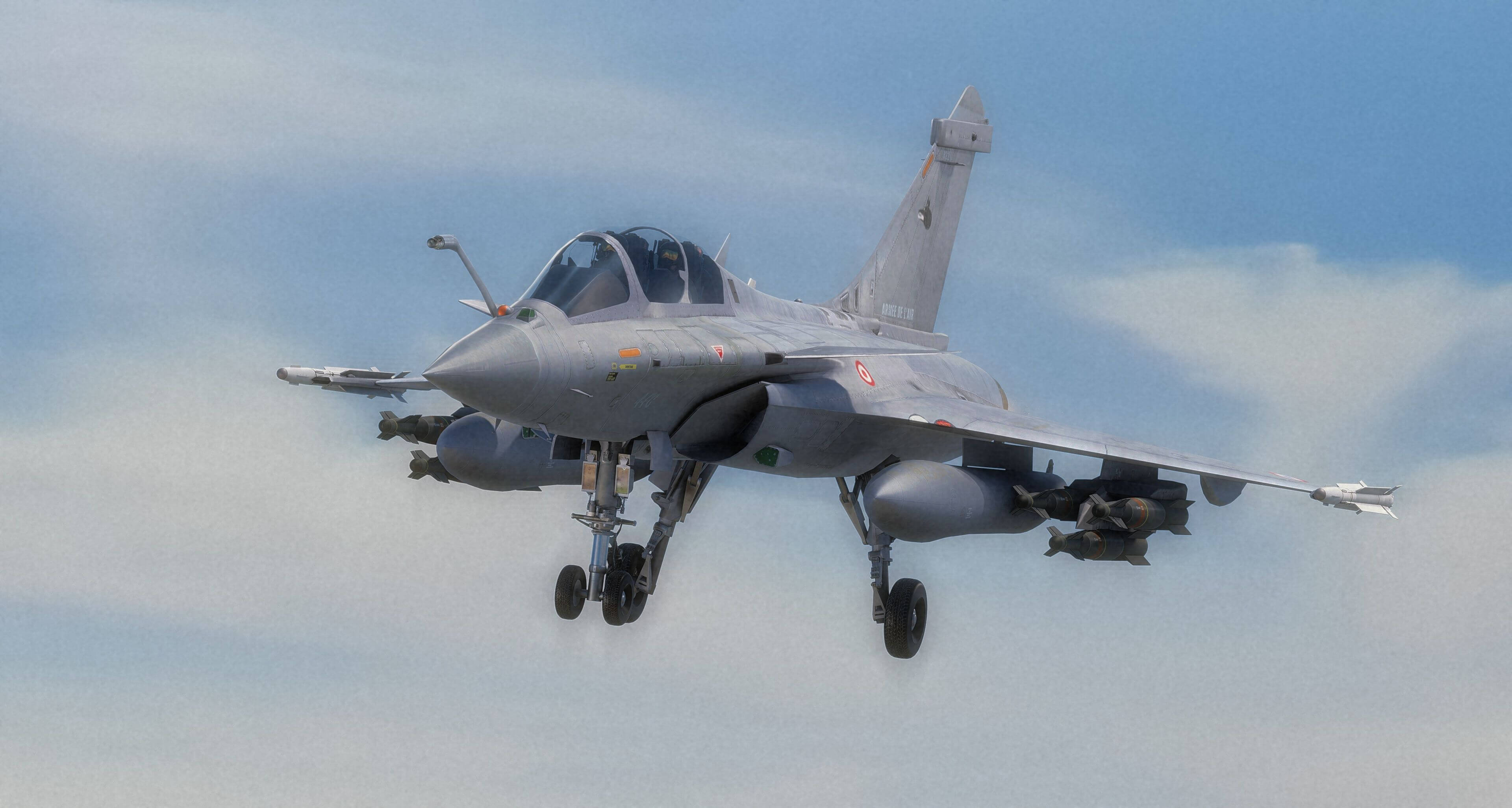 Dassault Rafale B - Rigged - High Resolution Cockpit 3D Model by Sirios-3D