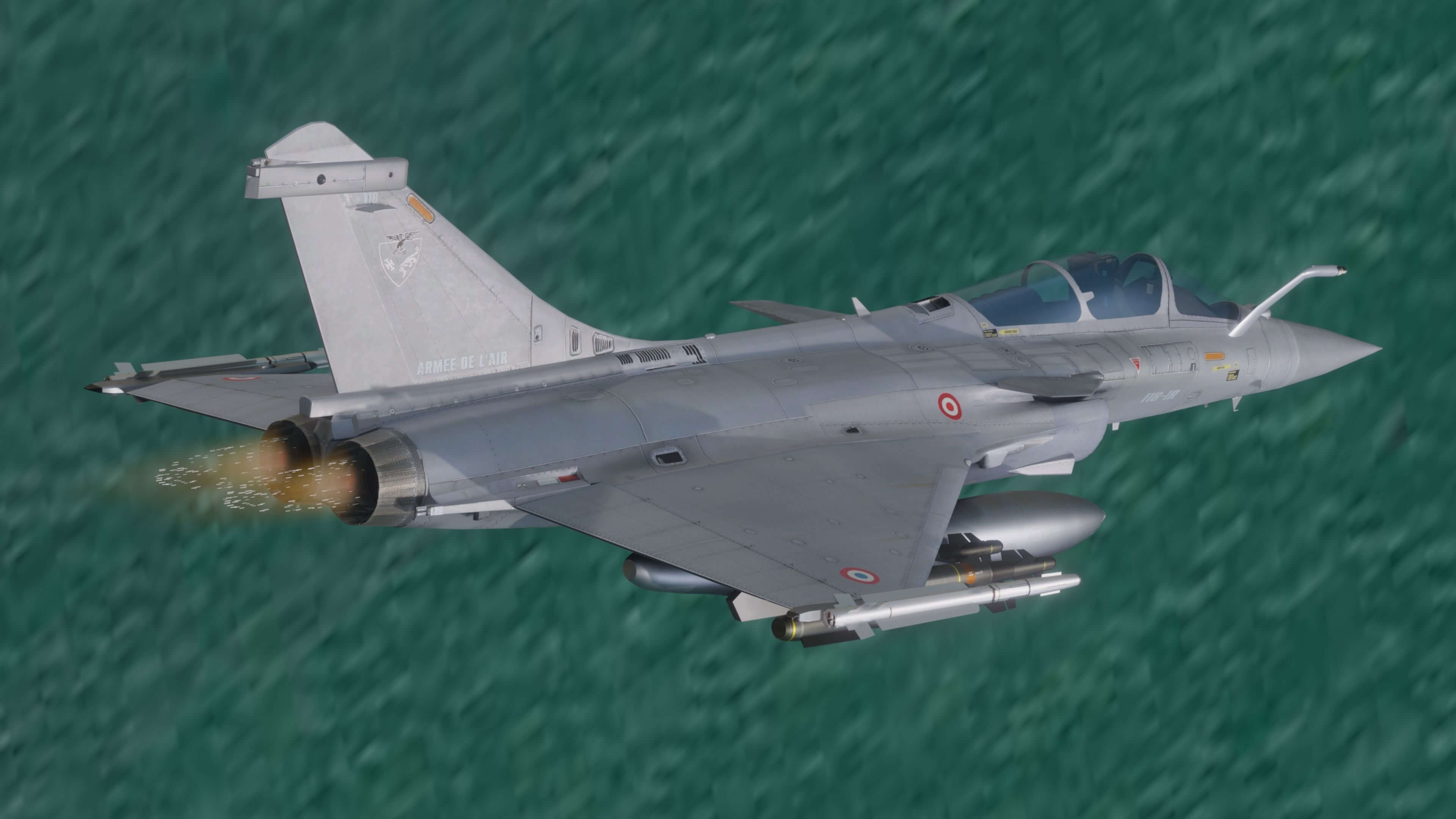 Dassault Rafale C - Rigged - High Resolution Cockpit 3D Model by Sirios-3D