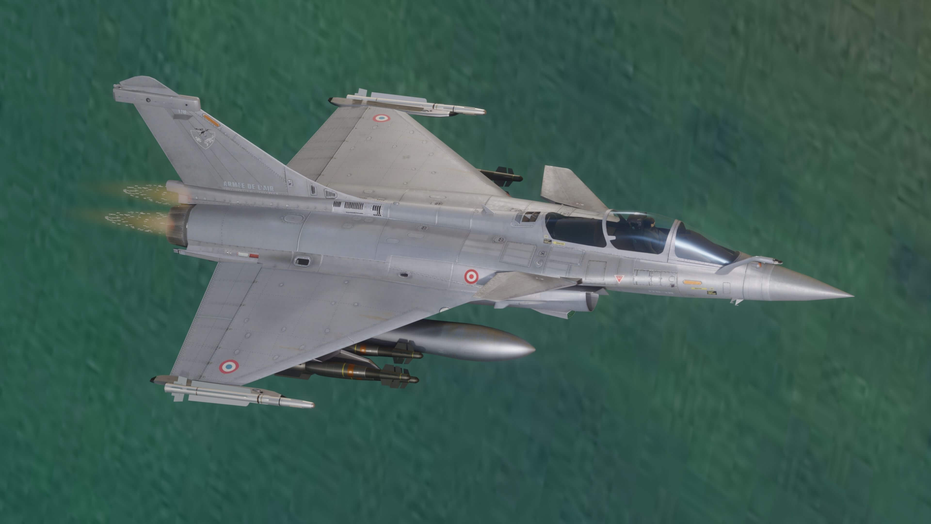 Dassault Rafale C - Rigged - High Resolution Cockpit 3D Model by Sirios-3D