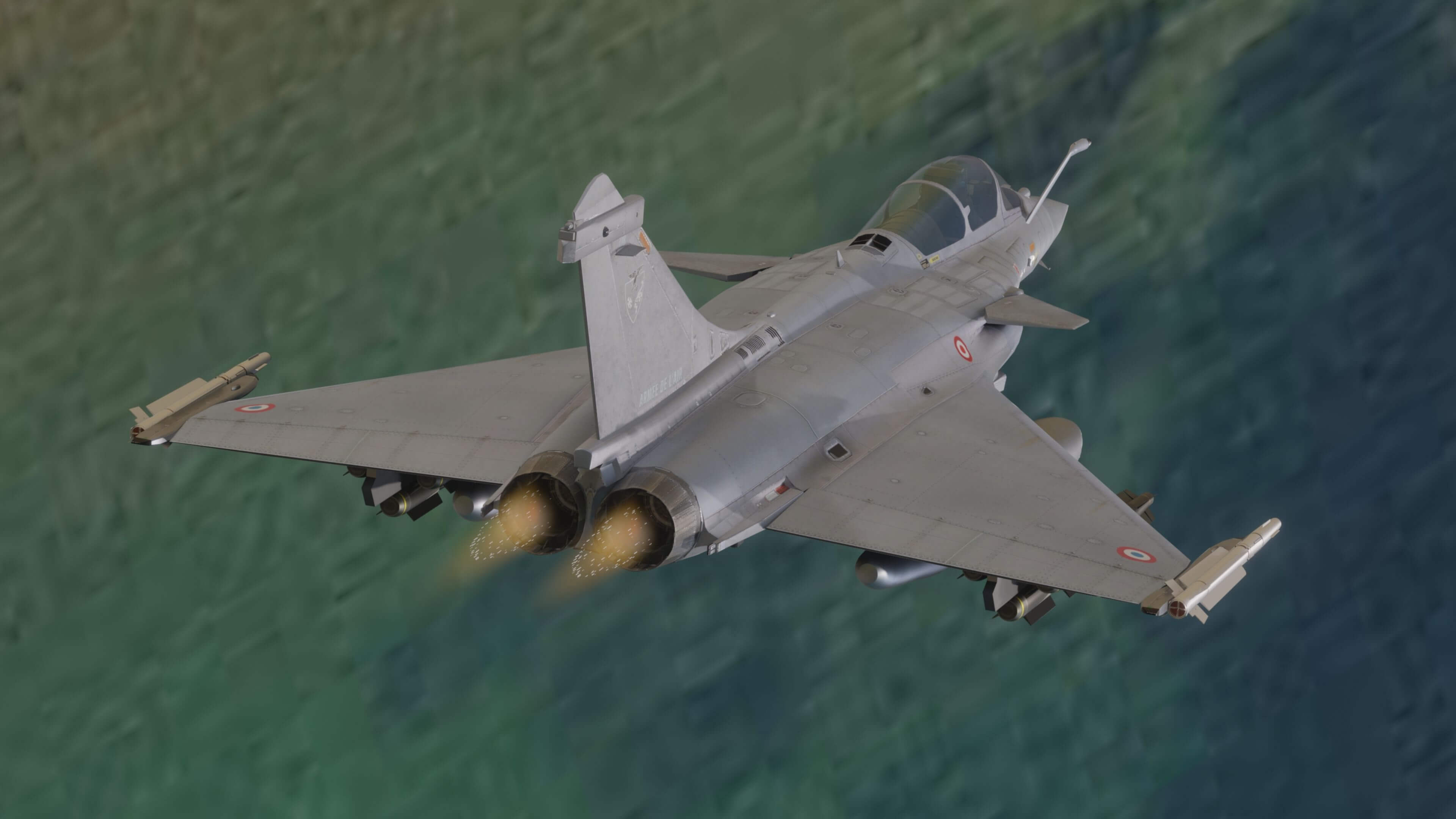 Dassault Rafale C - Rigged - High Resolution Cockpit 3D Model by Sirios-3D