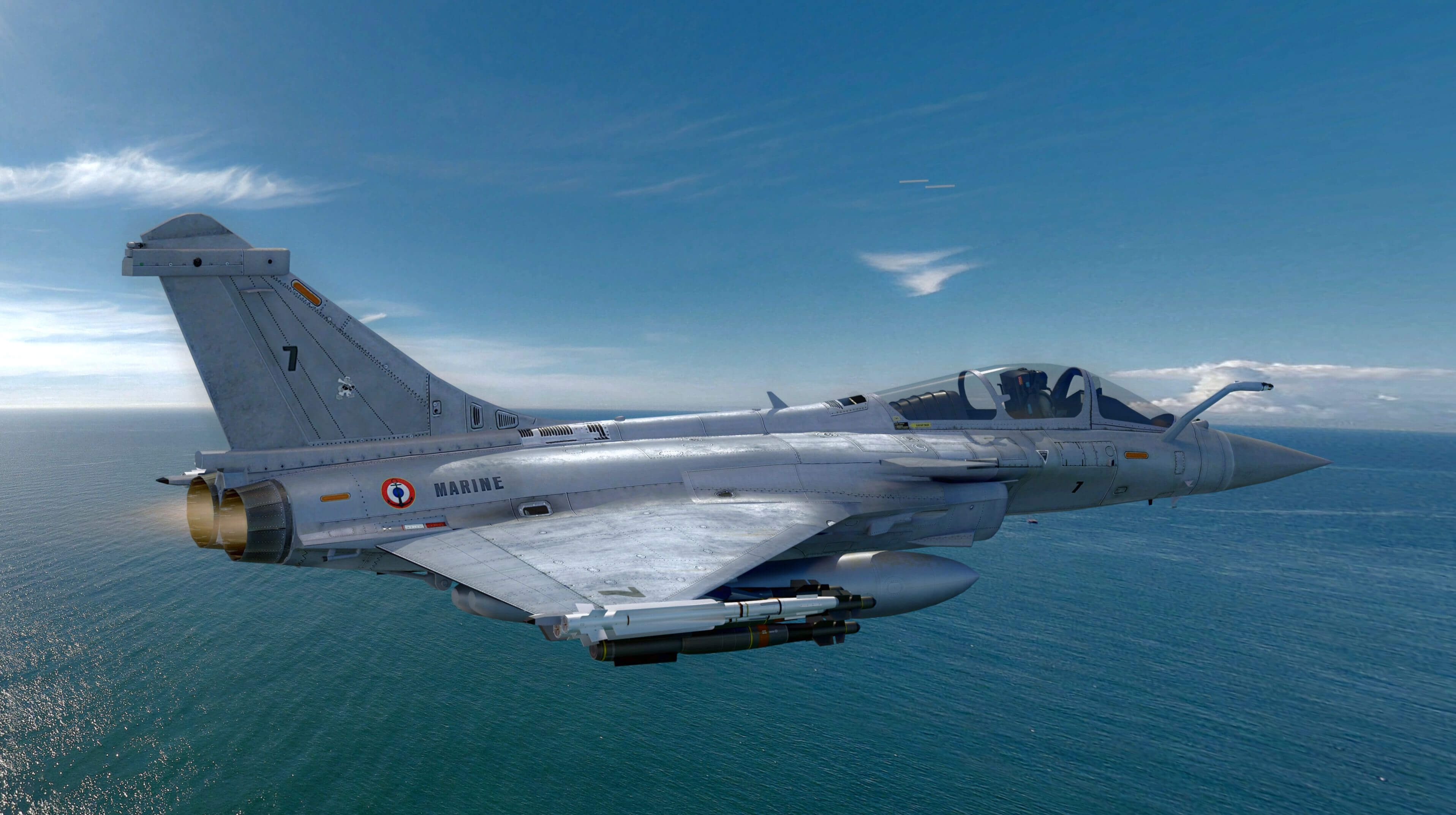 Dassault Rafale M - Rigged - High Resolution Cockpit 3D Model by Sirios-3D