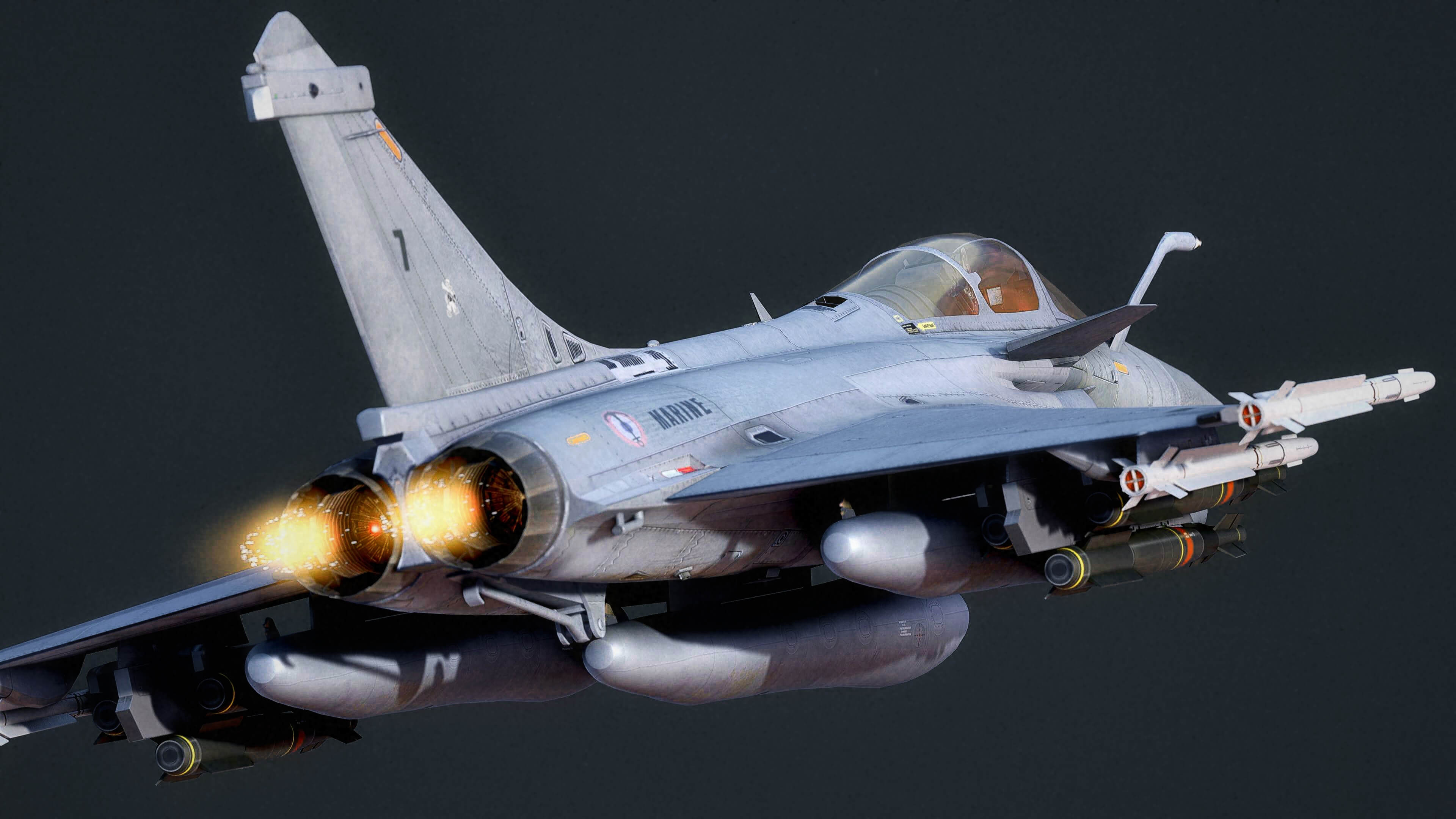 Dassault Rafale M - Rigged - High Resolution Cockpit 3D Model by Sirios-3D