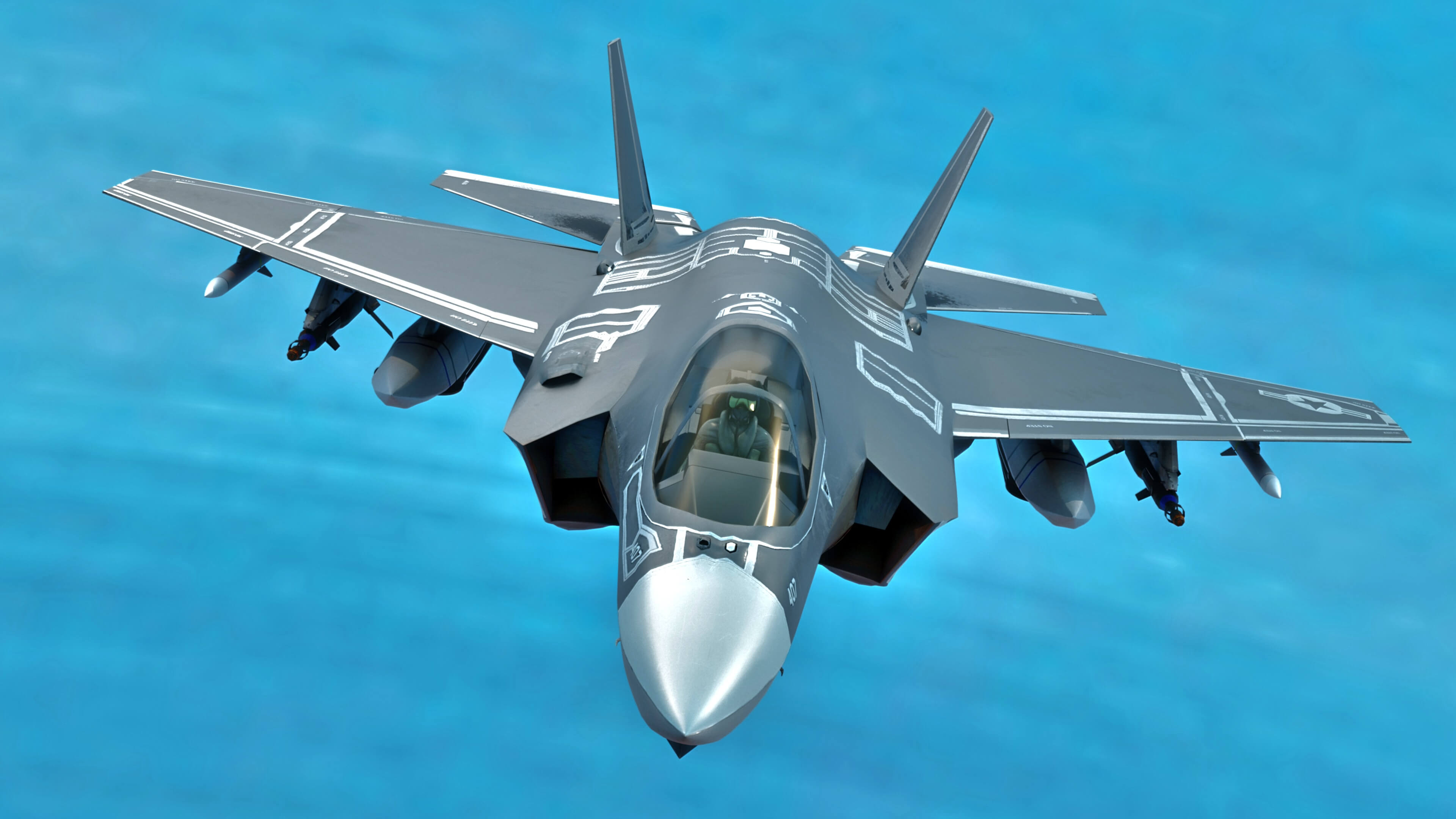 F-35C Lightning II Rigged with High Resolution Cockpit 3D Model by ...