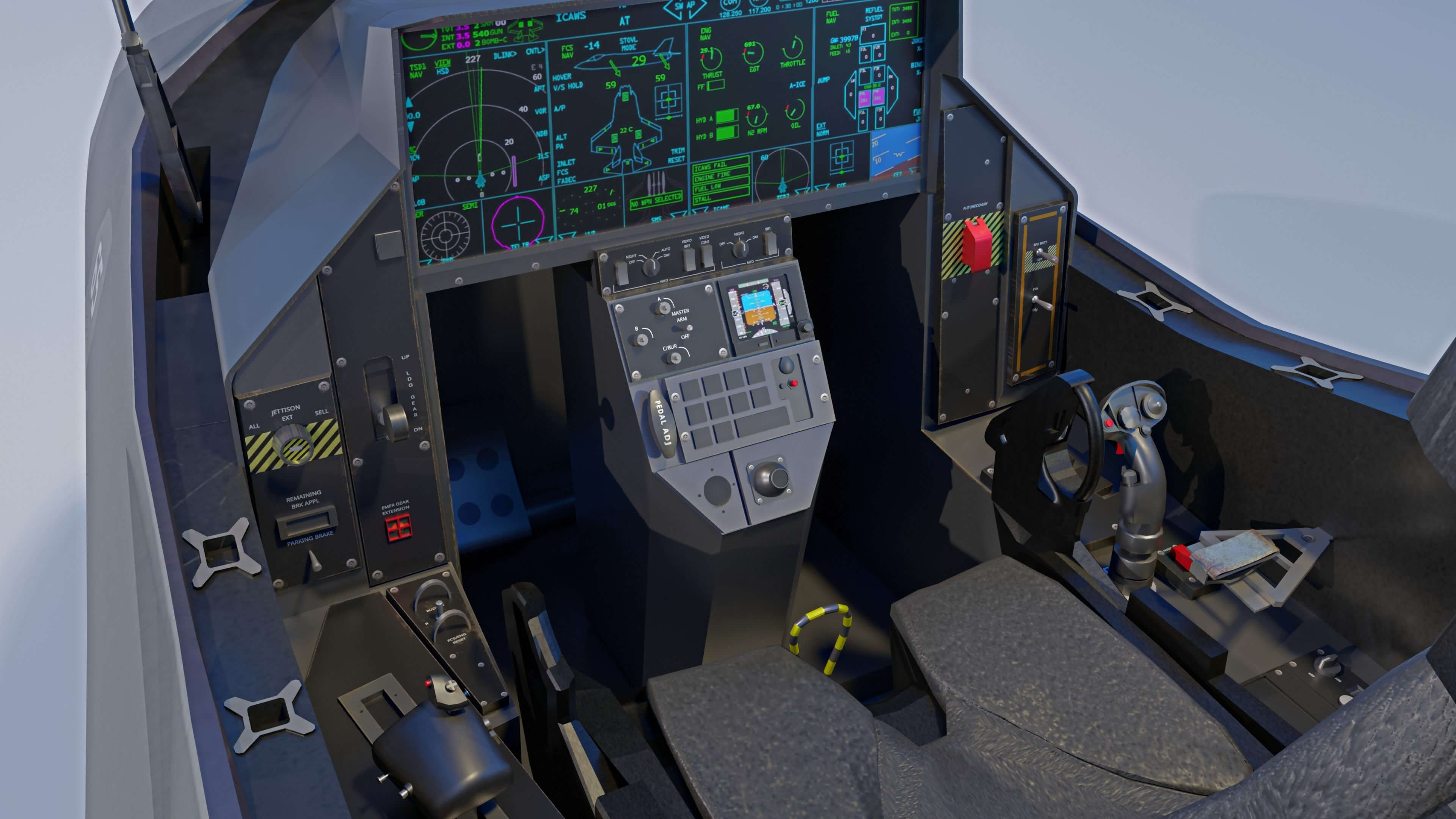 F-35C Lightning II Rigged with High Resolution Cockpit 3D Model by ...