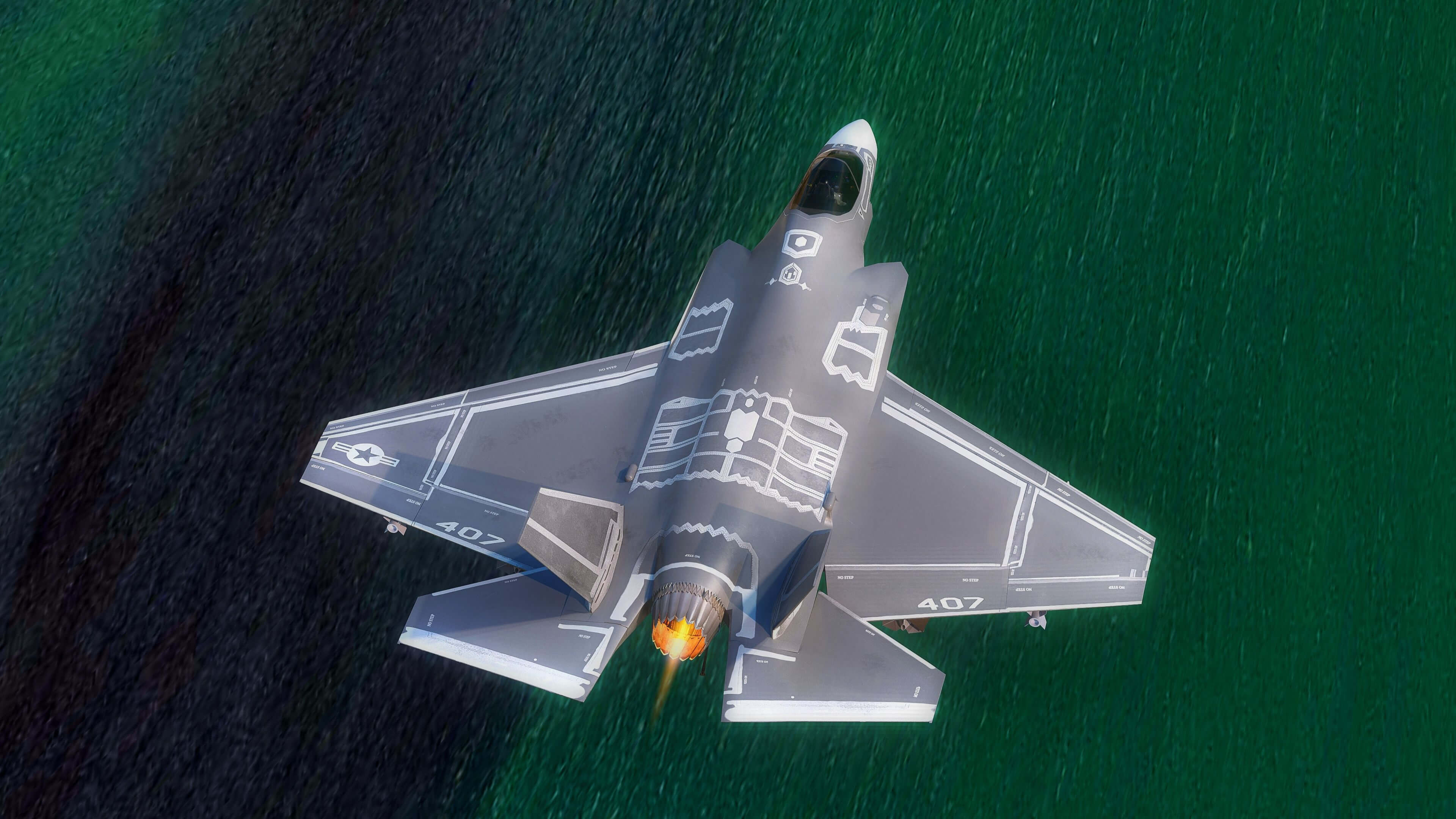 F-35C Lightning II Rigged with High Resolution Cockpit 3D Model by Sirios-3D