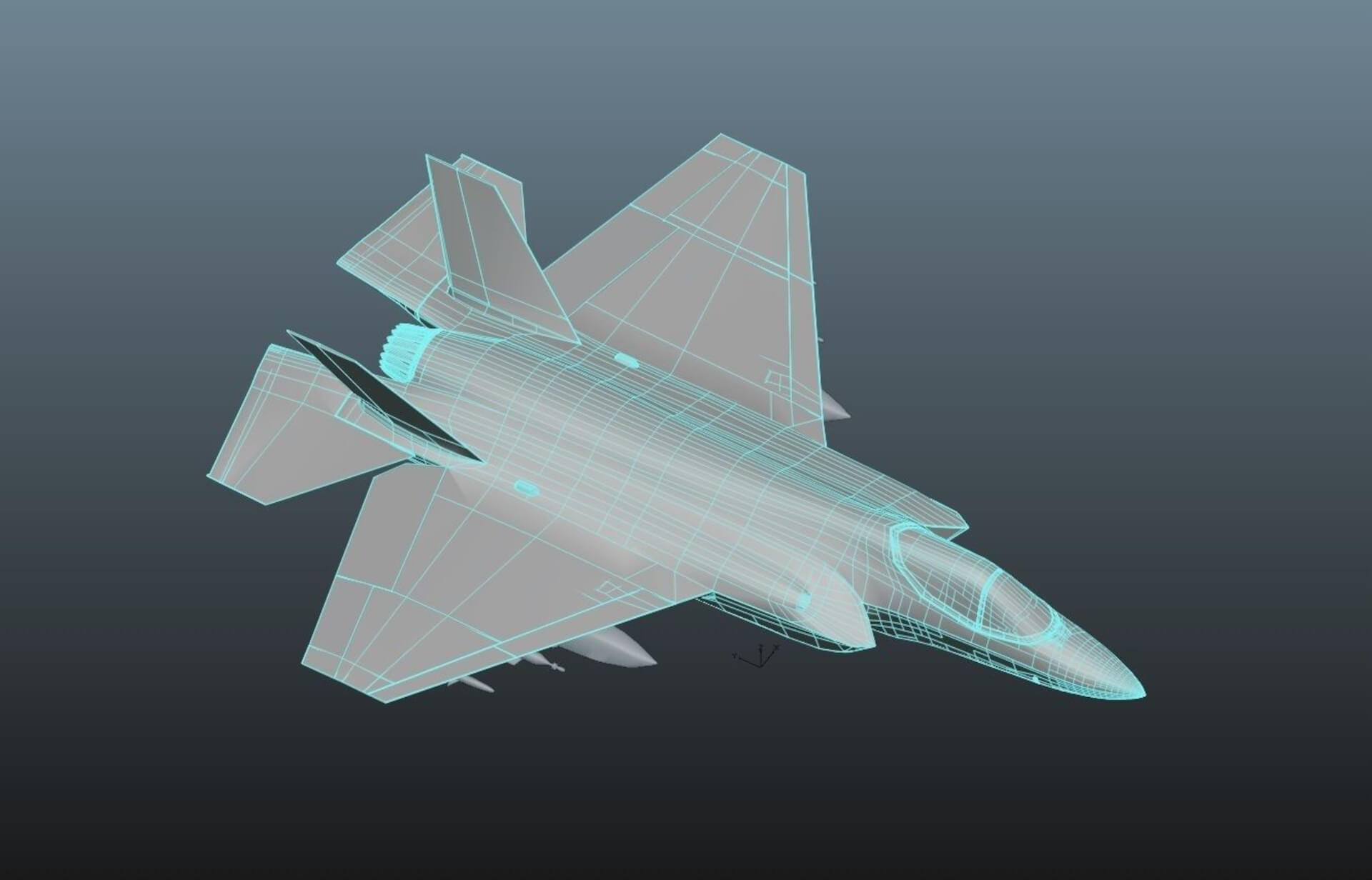 F-35C Lightning II Rigged with High Resolution Cockpit 3D Model by ...