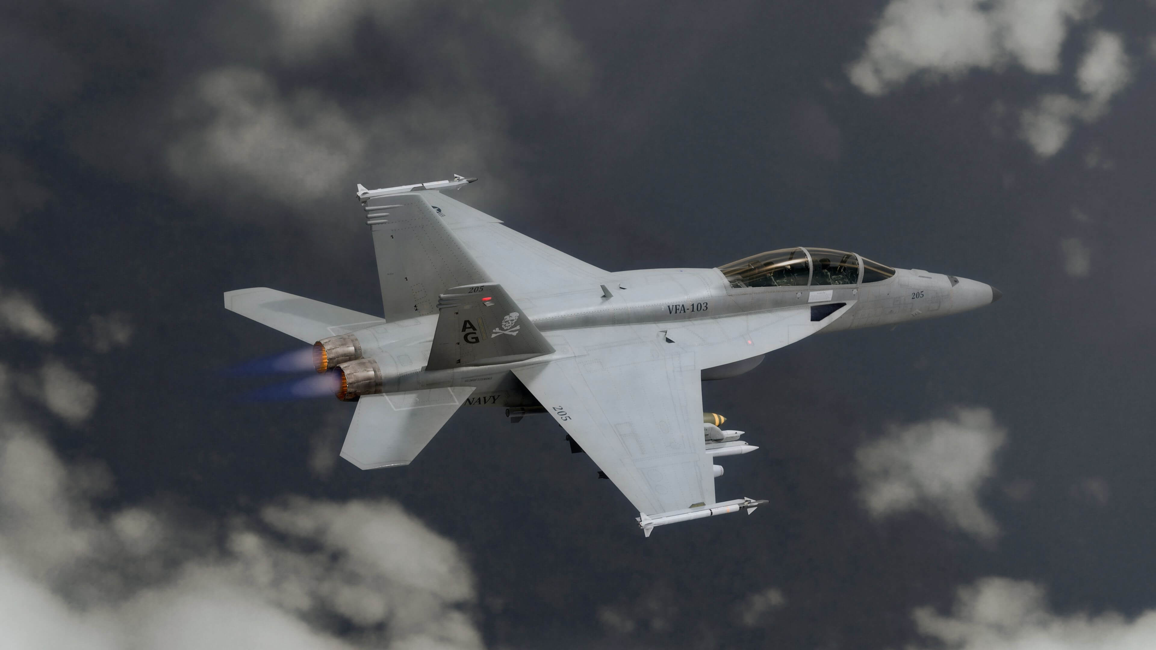 F18F Super Hornet-Rigged with Cockpit Changeable Decal-Text 3D Model by ...