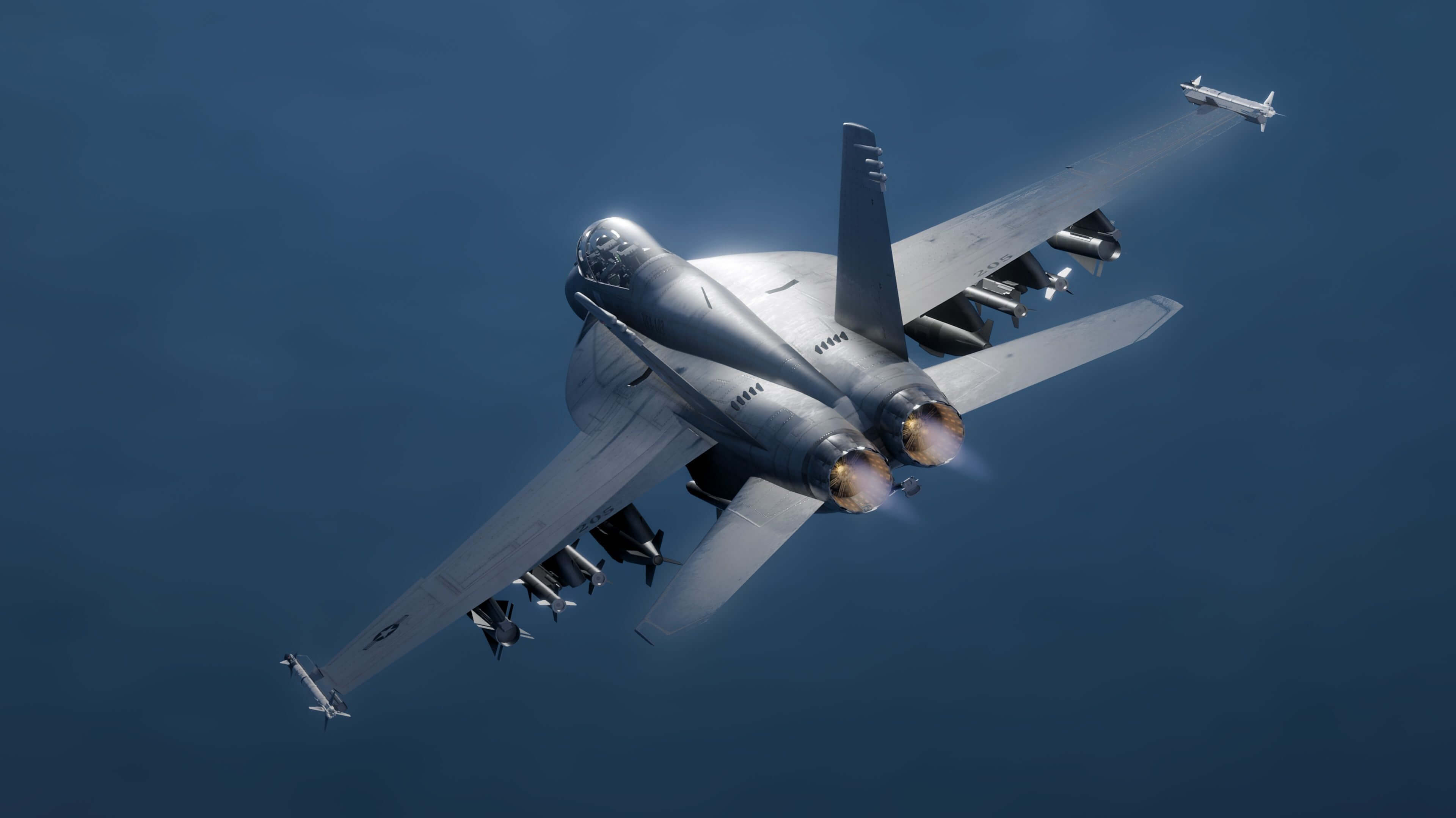 F18F Super Hornet-Rigged with Cockpit Changeable Decal-Text 3D Model by ...