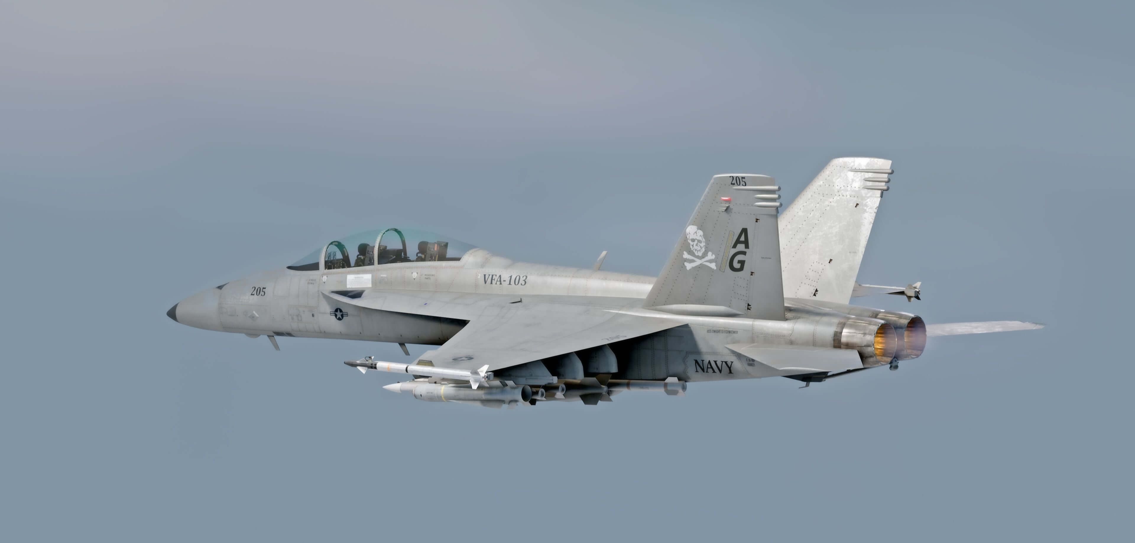 F18F Super Hornet-Rigged with Cockpit Changeable Decal-Text 3D Model by ...