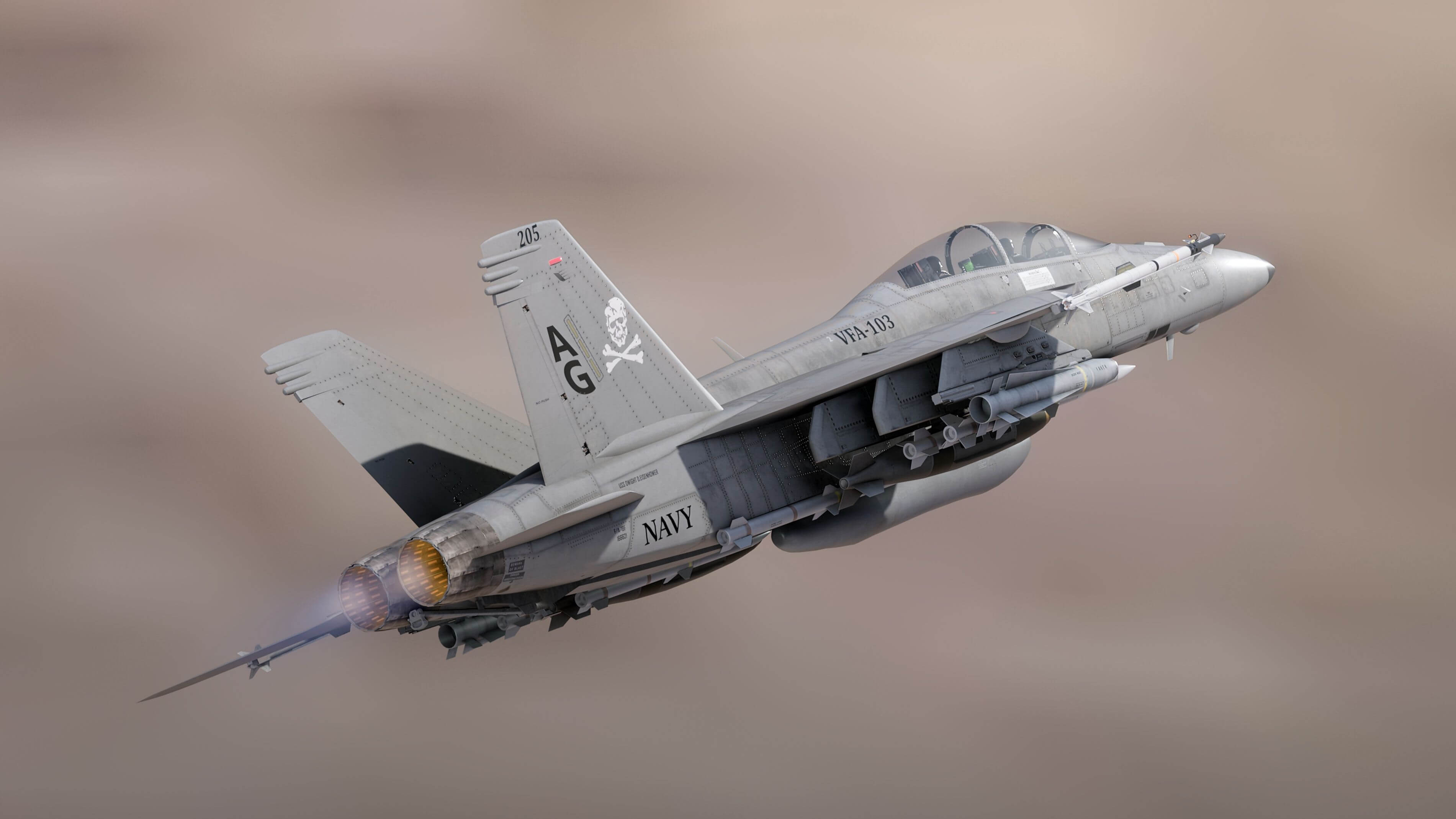 F18F Super Hornet-Rigged with Cockpit Changeable Decal-Text 3D Model by ...