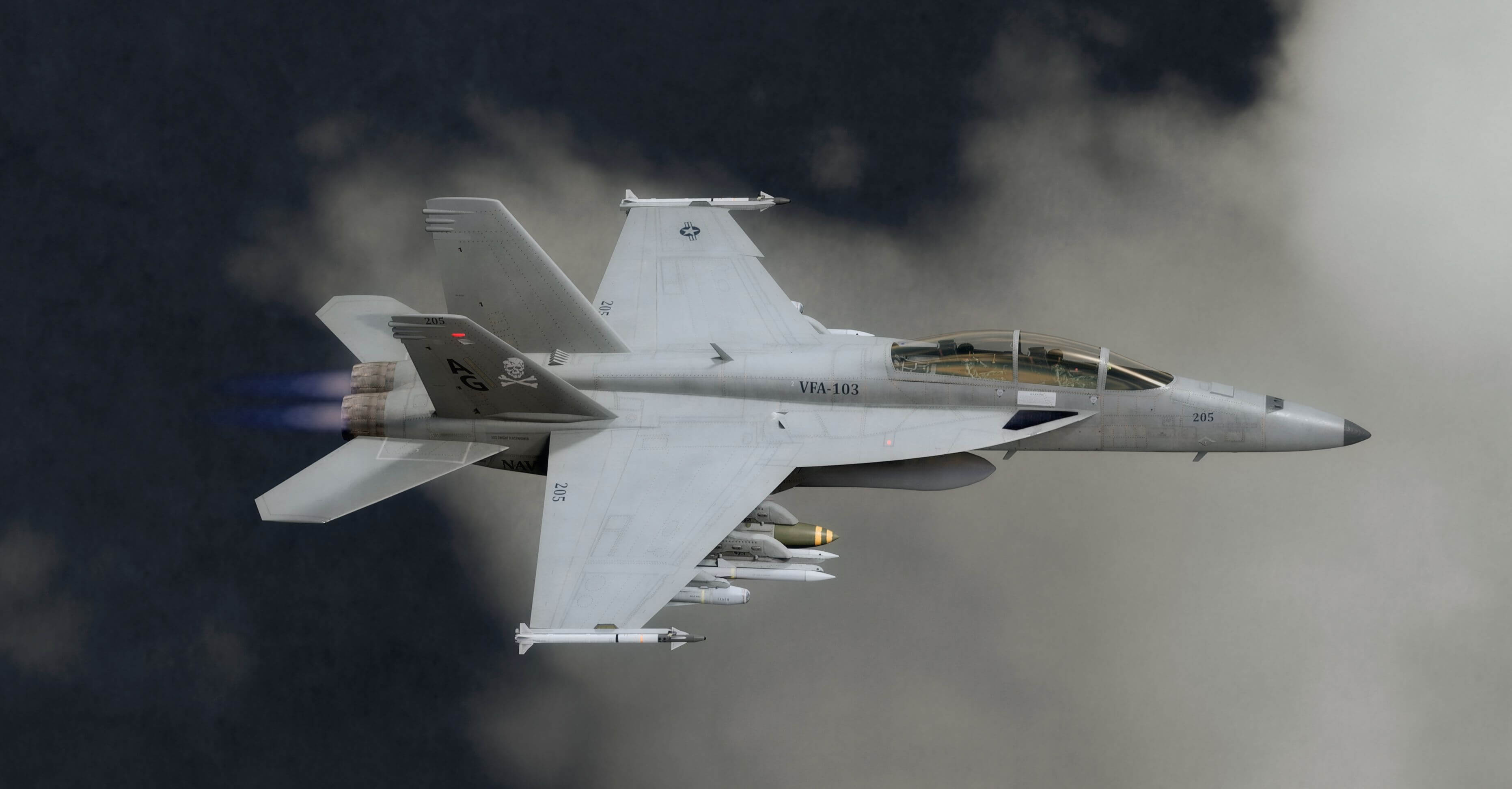 F18F Super Hornet-Rigged with Cockpit Changeable Decal-Text 3D Model by ...