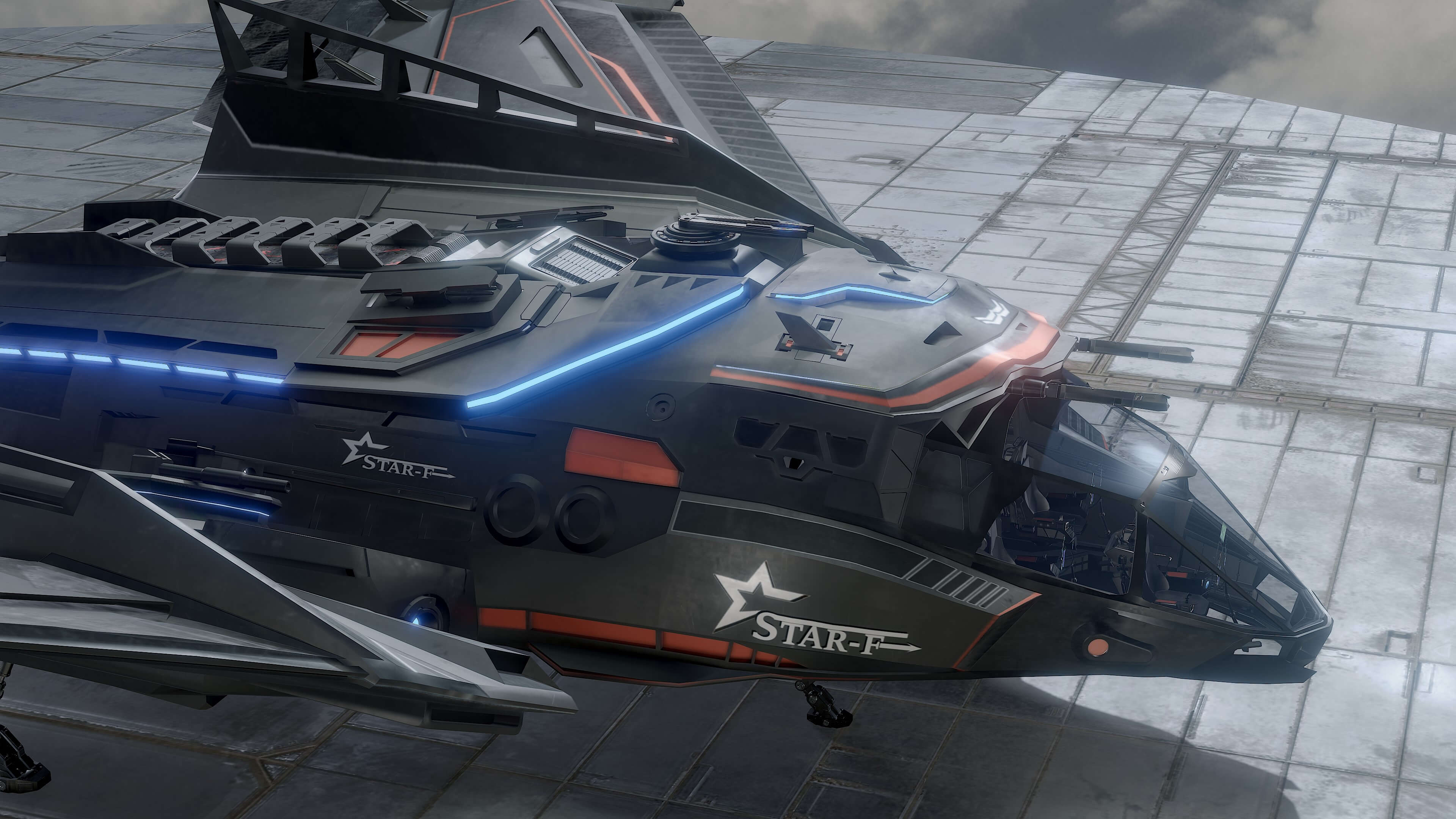 Star Fighter Rigged High Resolution Textured Include Inside - 3D Model ...