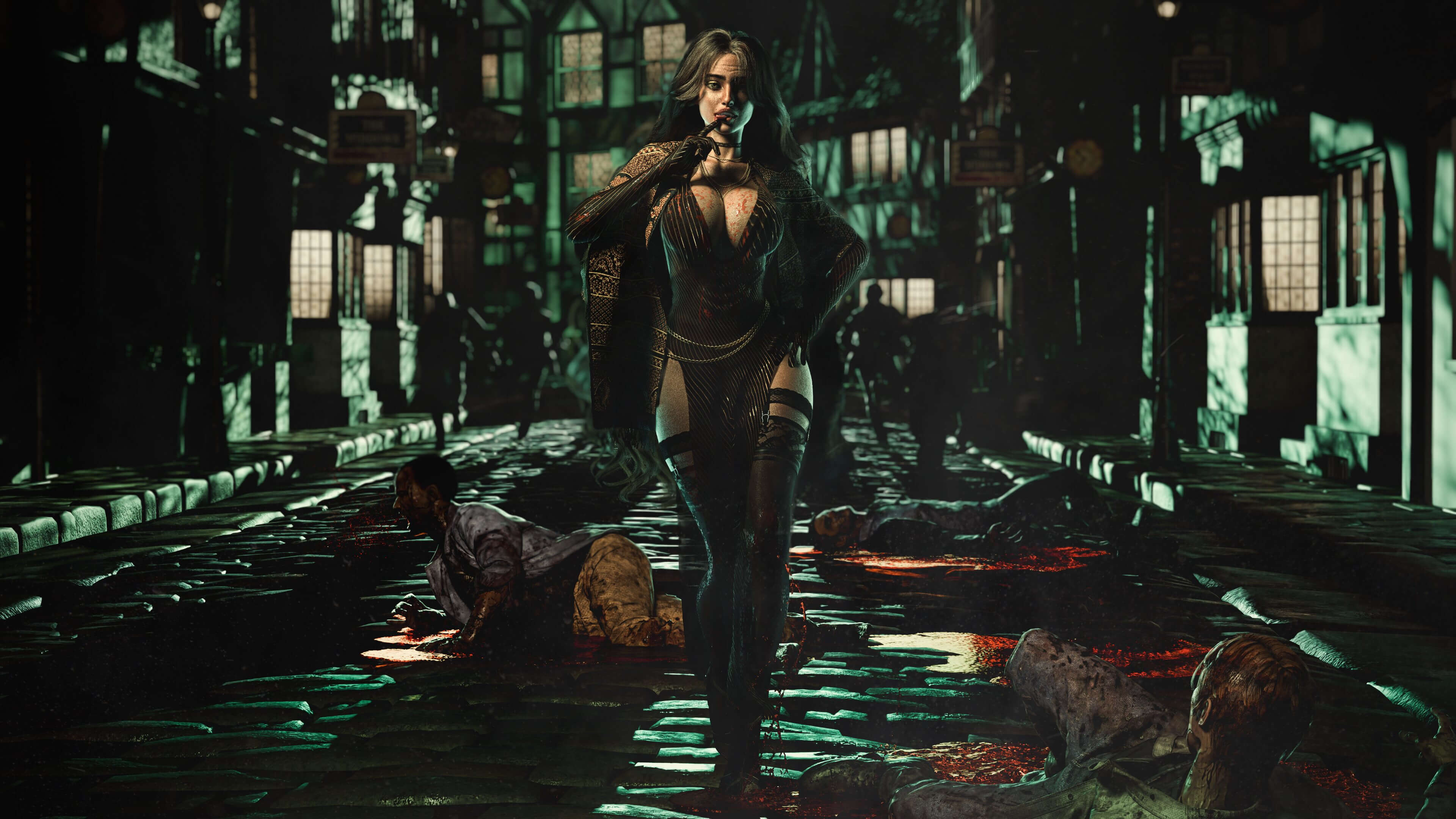 The Ripper Vampire 3D Render, Digital Art by Sisu123