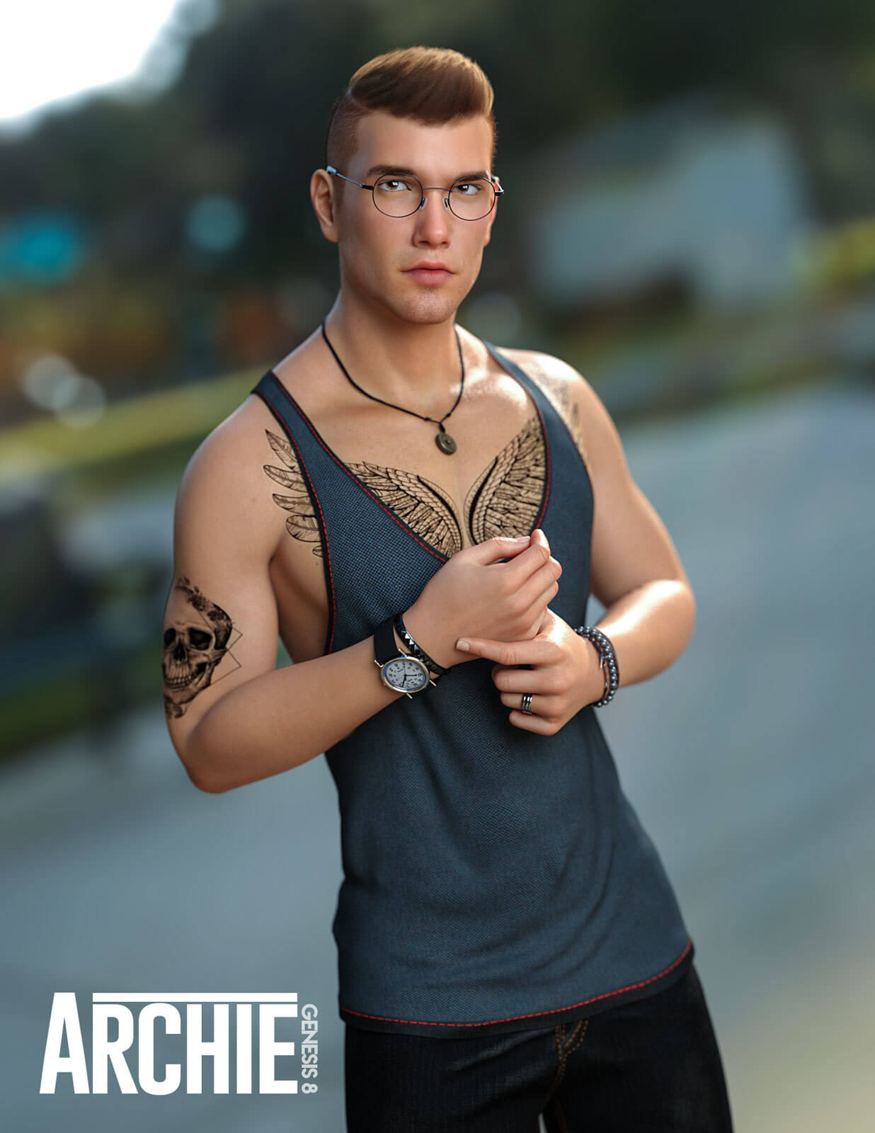 Archie G8M 01 3D Render, Digital Art by sithlordsims