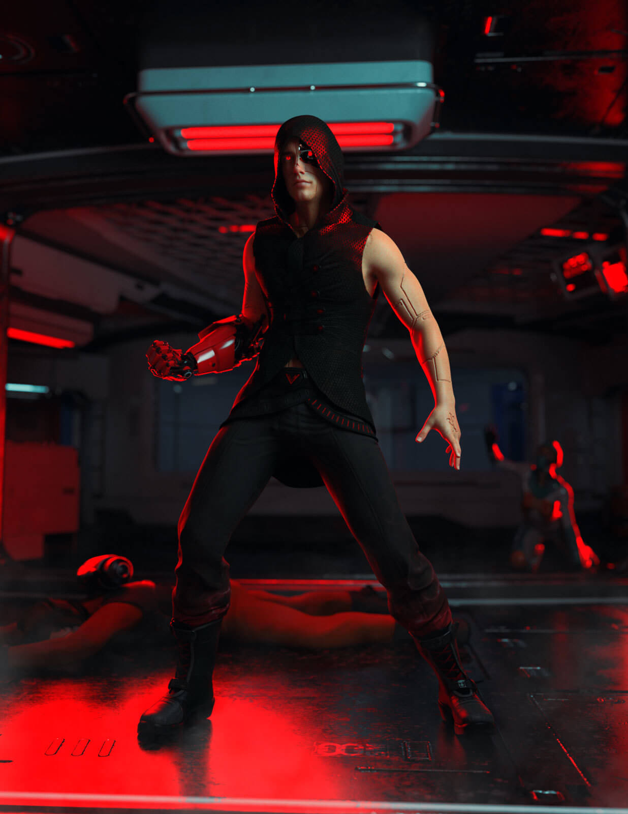 Red Alert 3D Render, Digital Art by sithlordsims