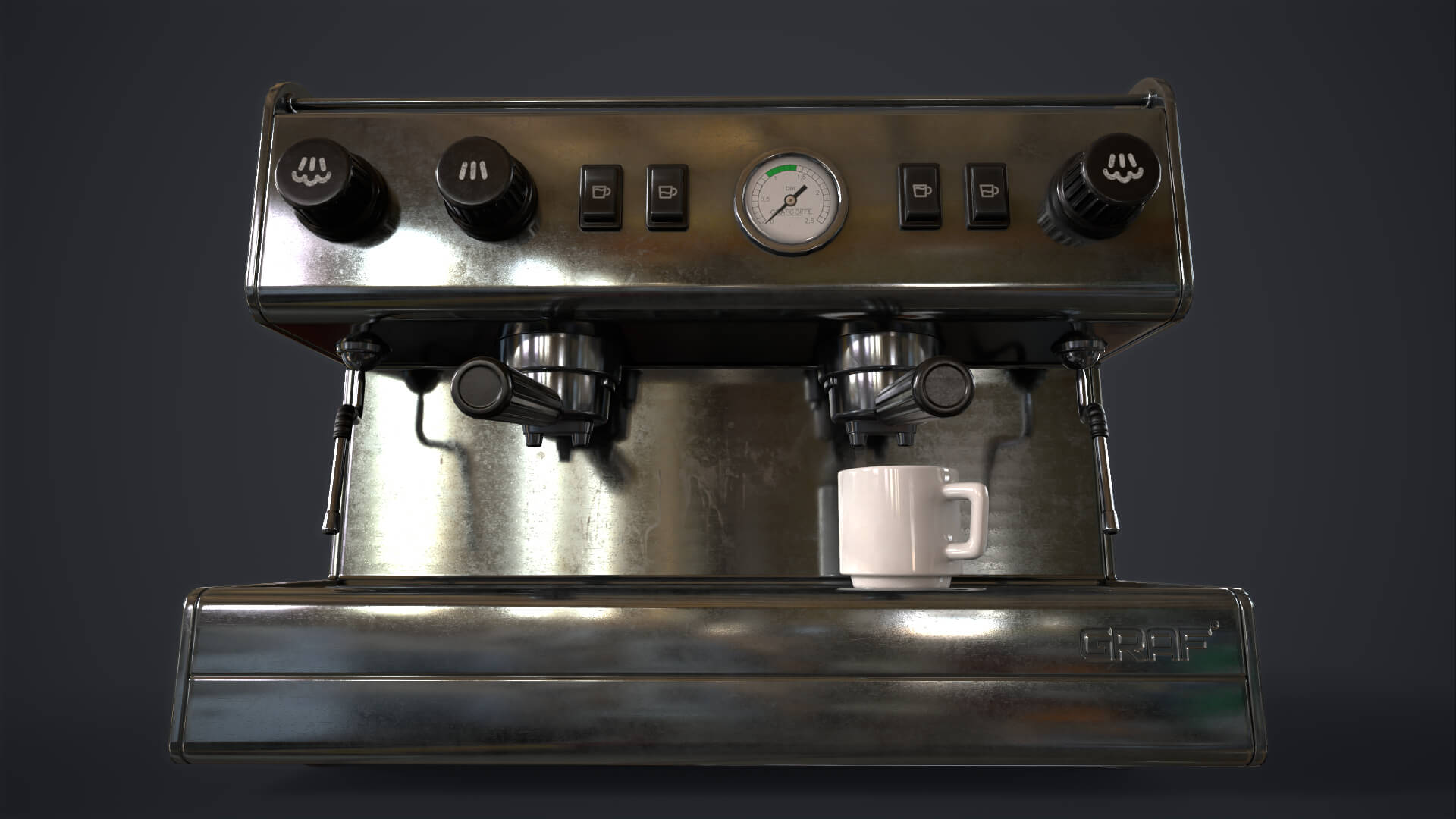 Coffee Machine - 3D Model by siup