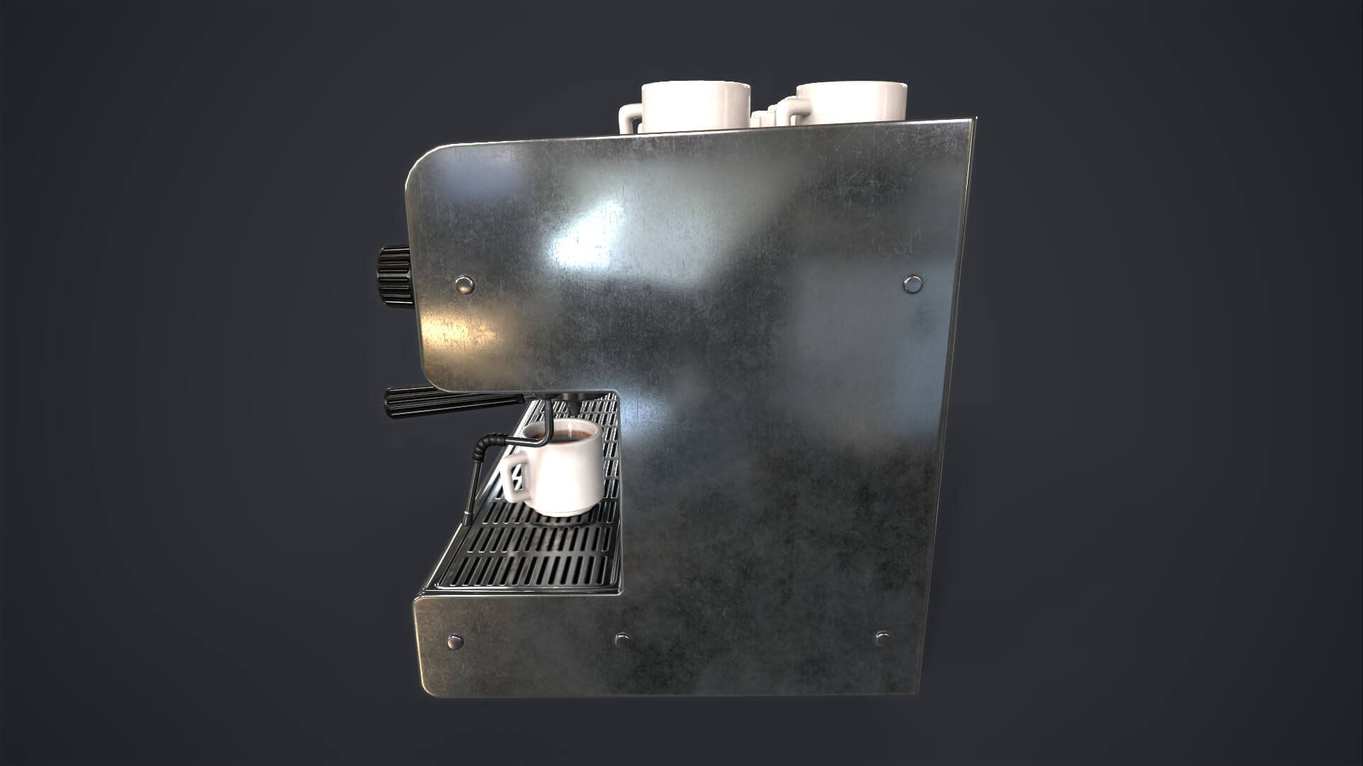 Coffee Machine - 3D Model by siup