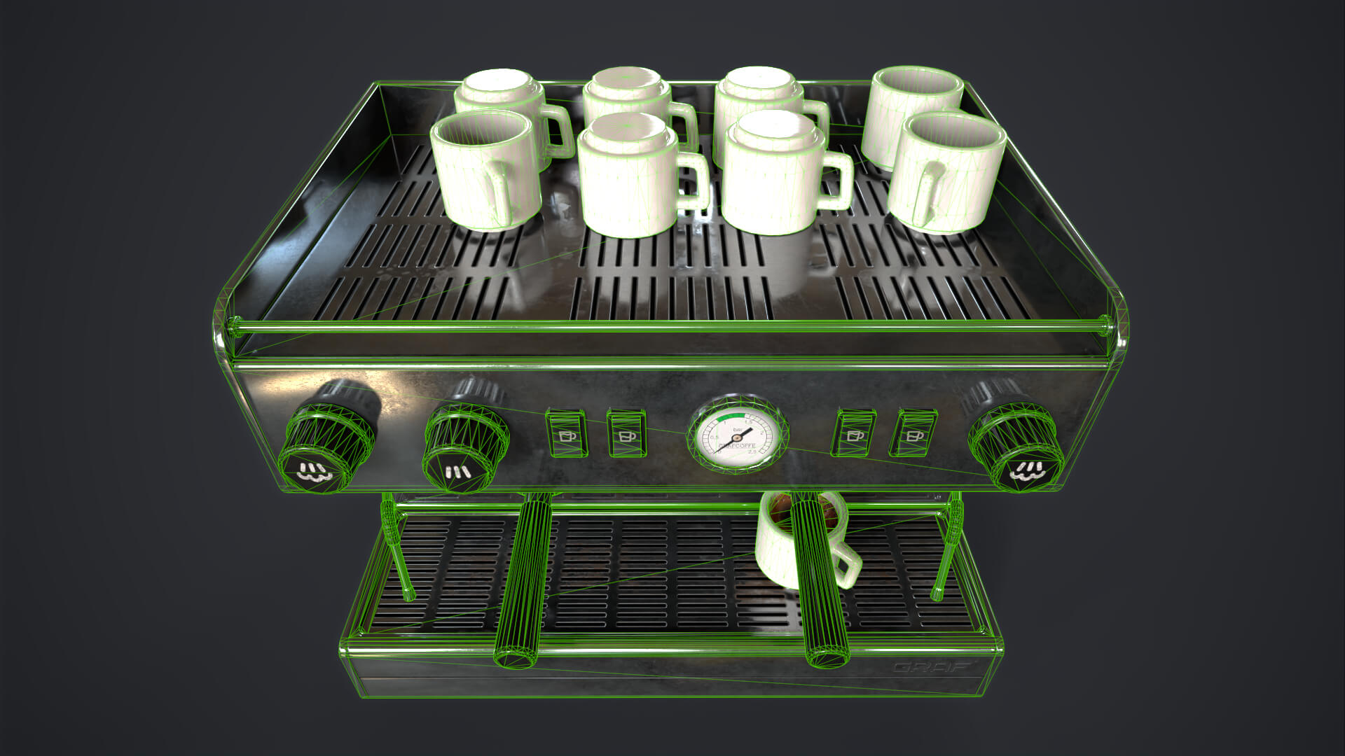 Coffee Machine - 3D Model by siup