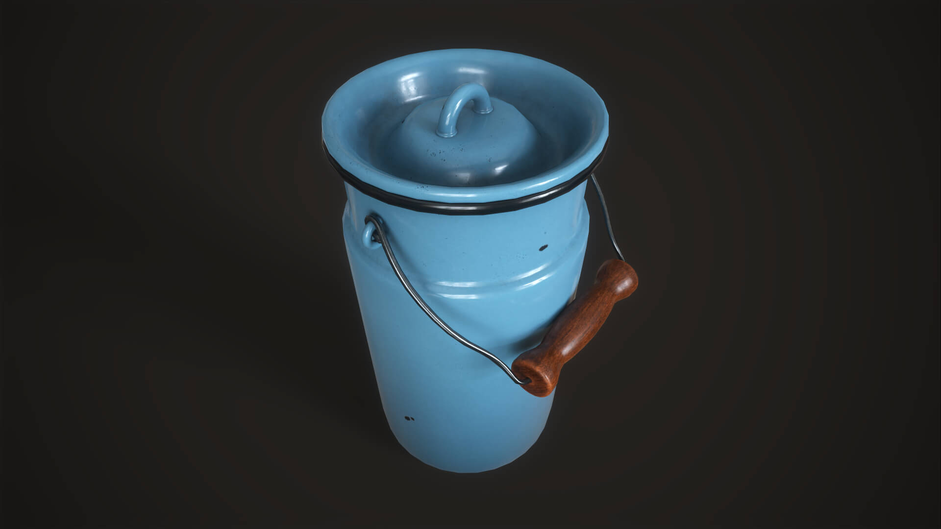Enamel Tableware - 3D Model by siup