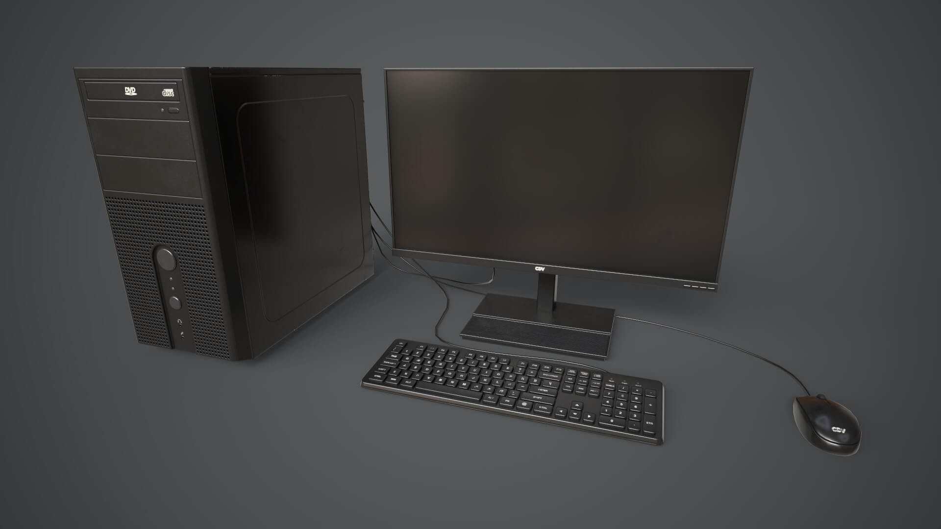 Modern Computer - 3D Model by siup