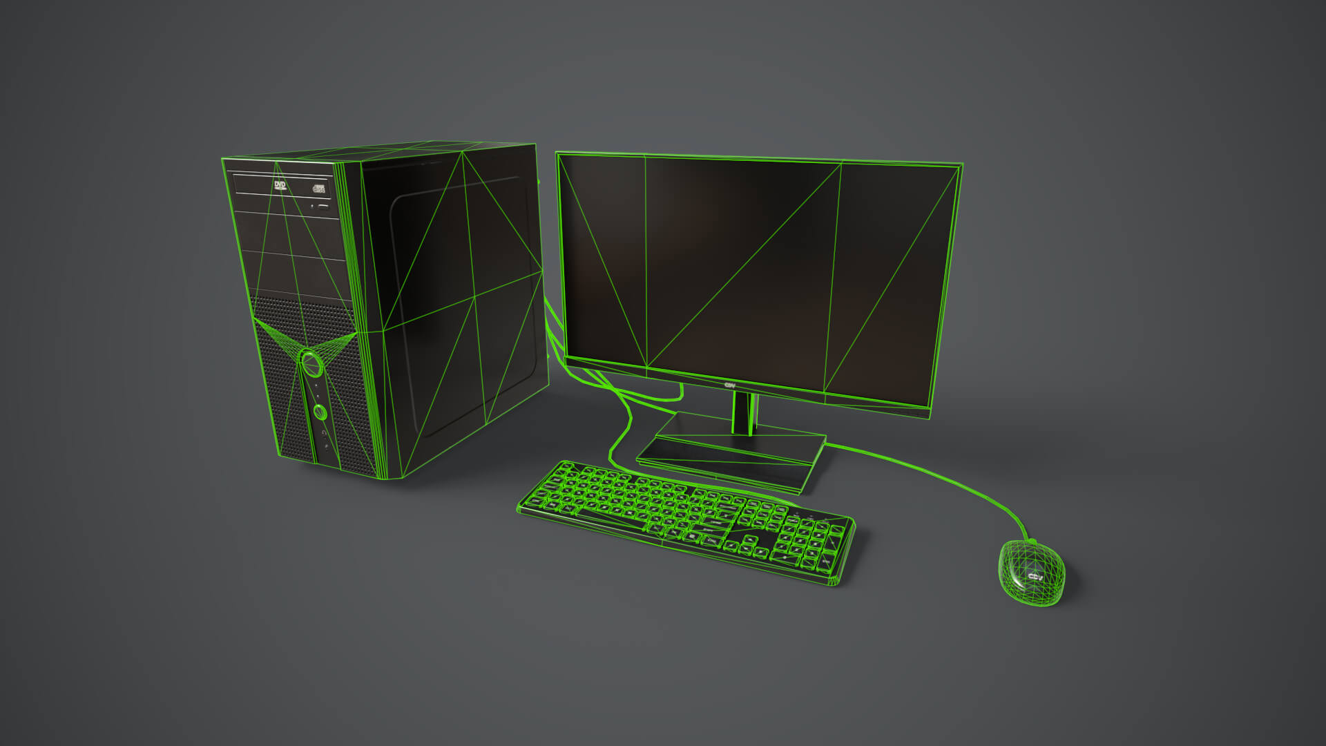 Modern Computer - 3D Model by siup