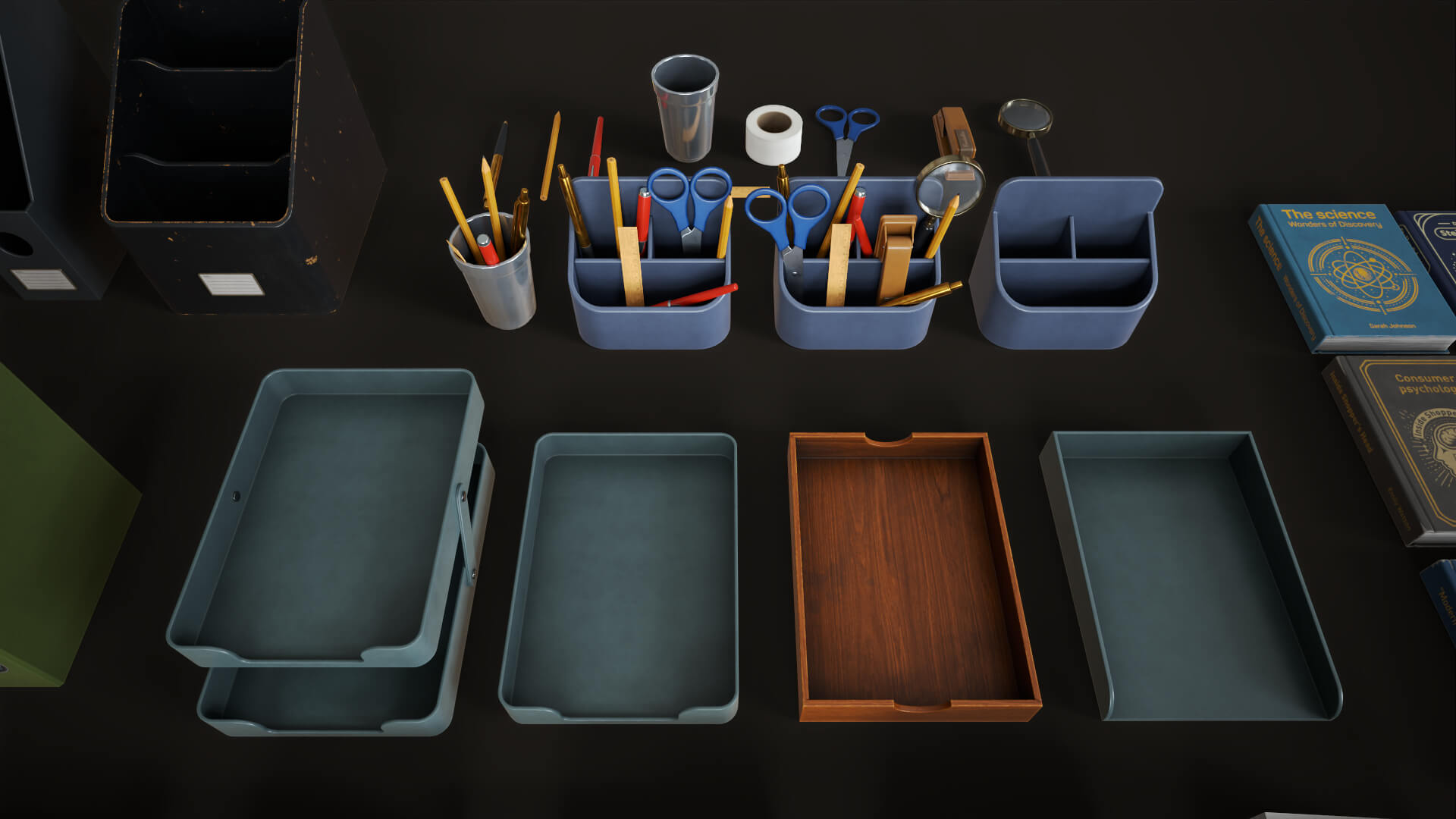 Office Assets Set - 3D Model by siup
