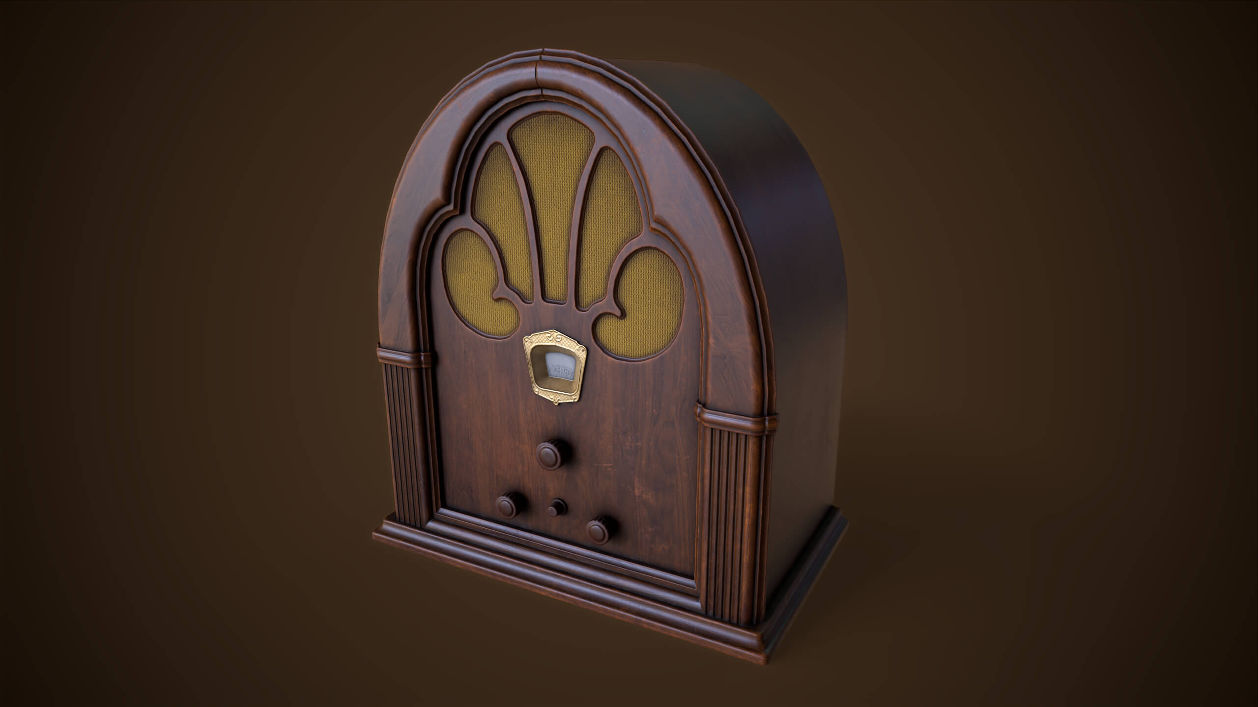 Old Radio 30s - 3D Model by siup