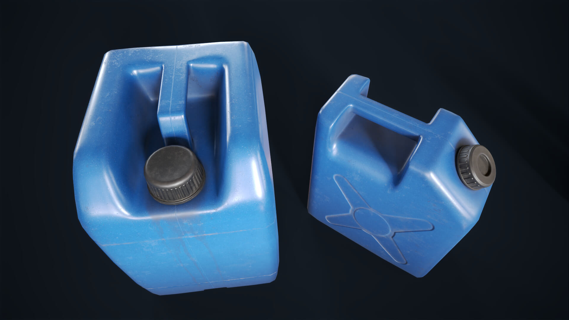 Plastic Canisters - 3D Model by siup