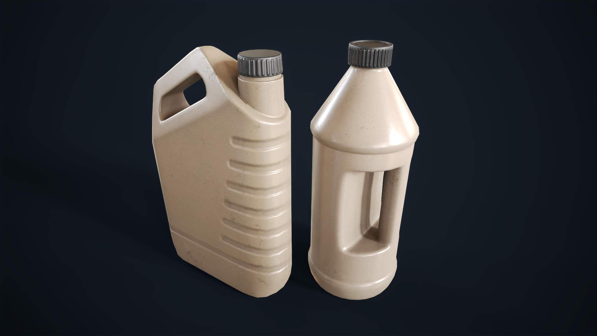 Plastic Canisters - 3D Model by siup