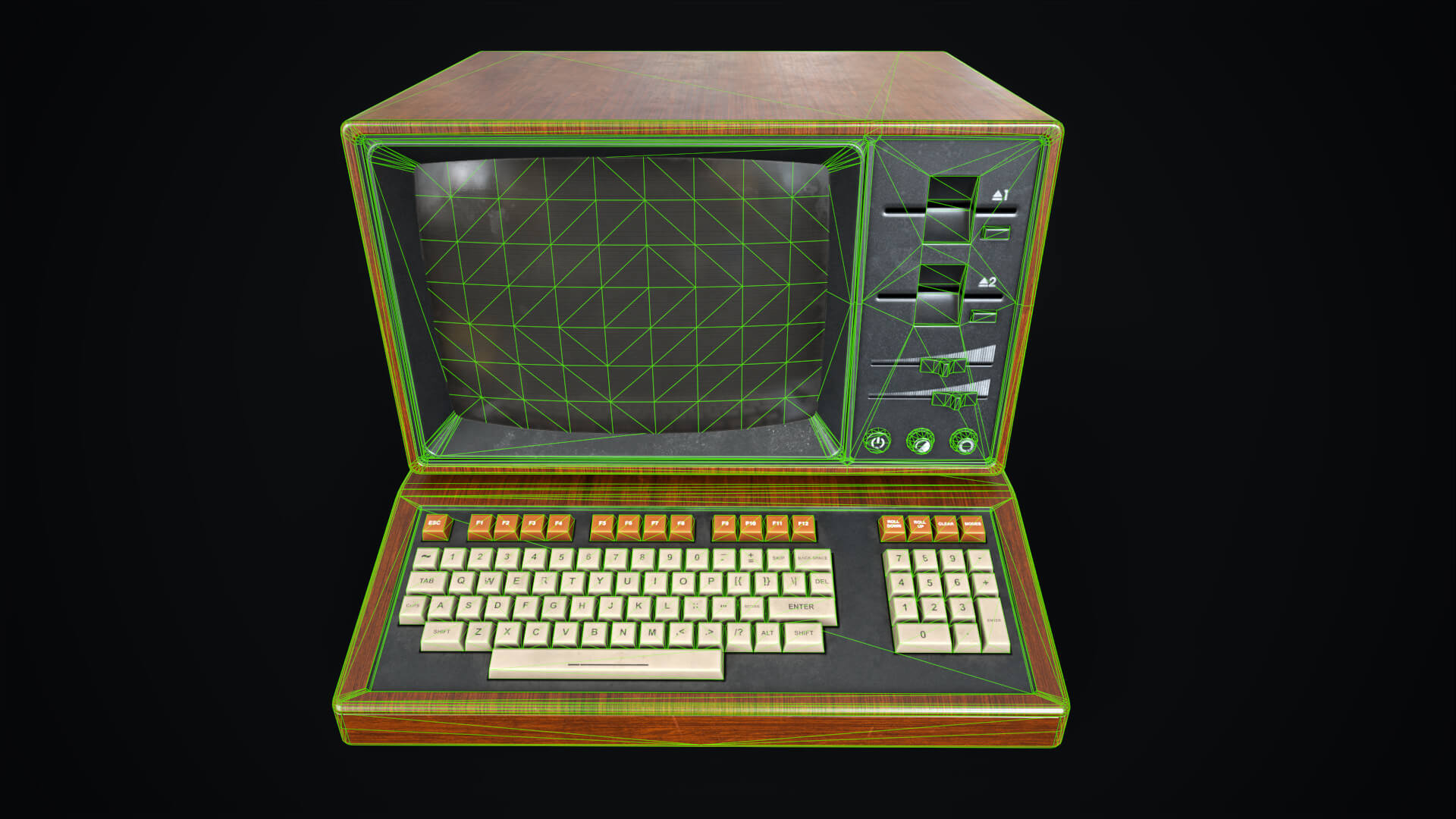 Retro Computer - 3D Model by siup