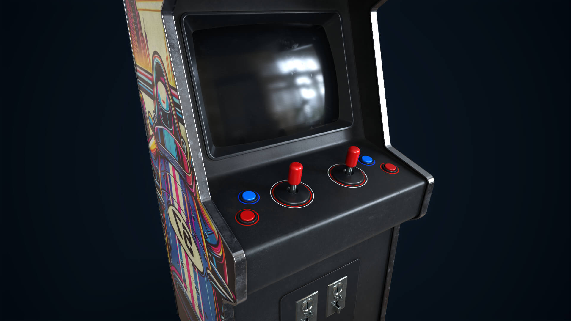 Retro Gaming Machine - 3D Model by siup