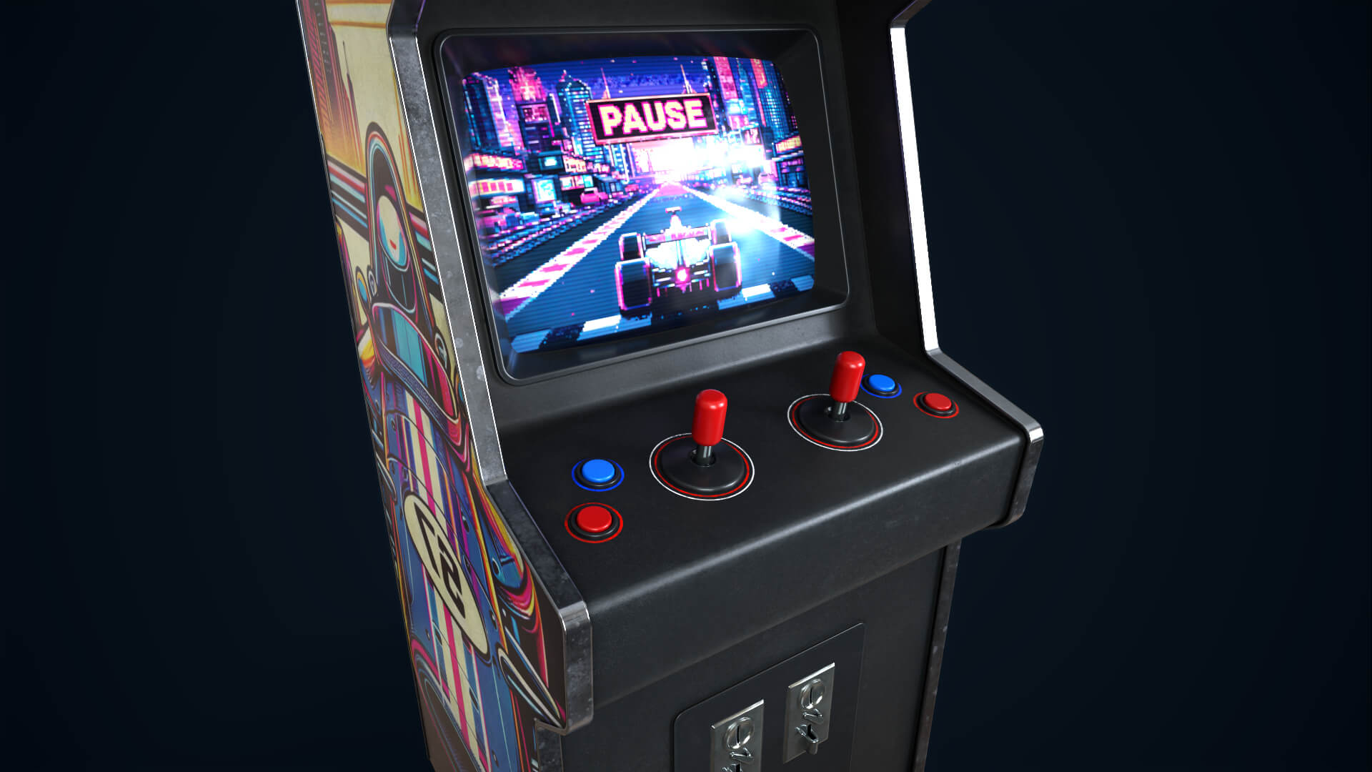 Retro Gaming Machine - 3D Model by siup