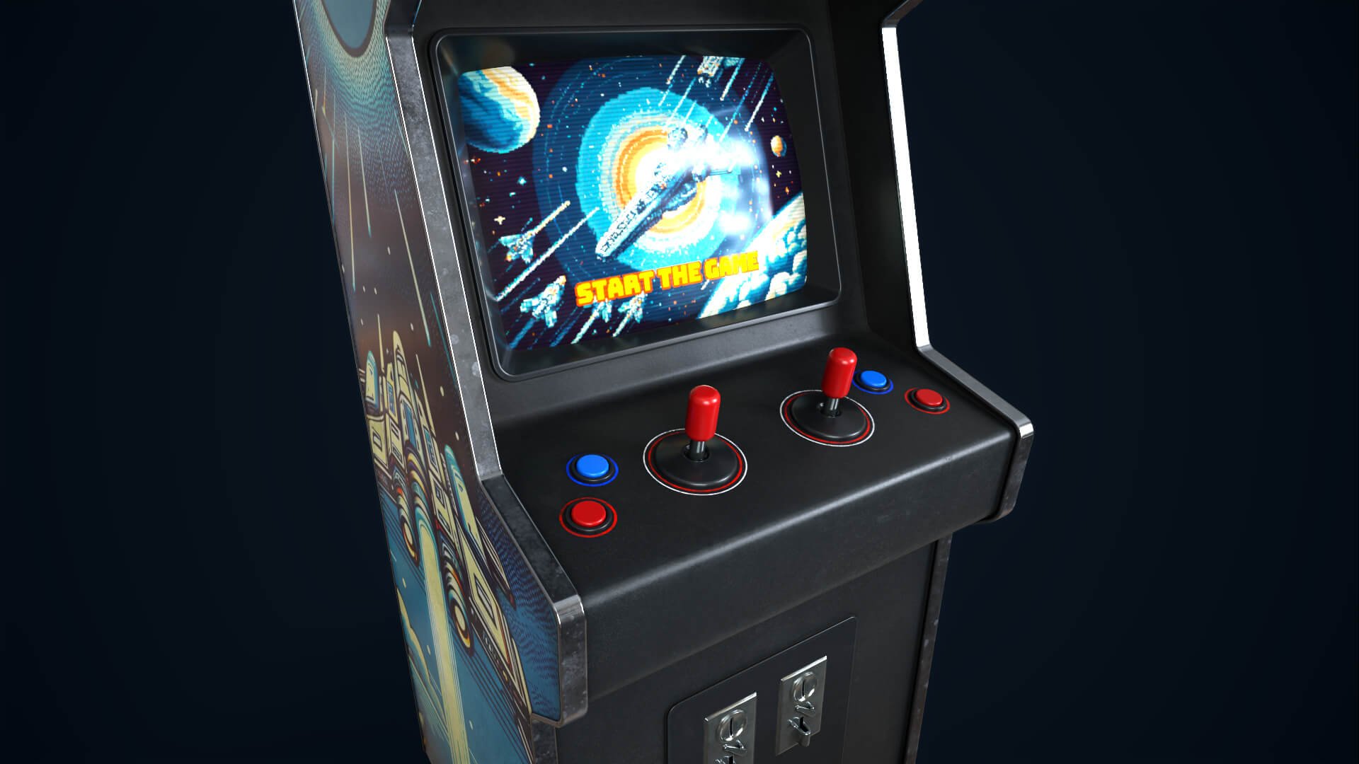 Retro Gaming Machine - 3D Model by siup