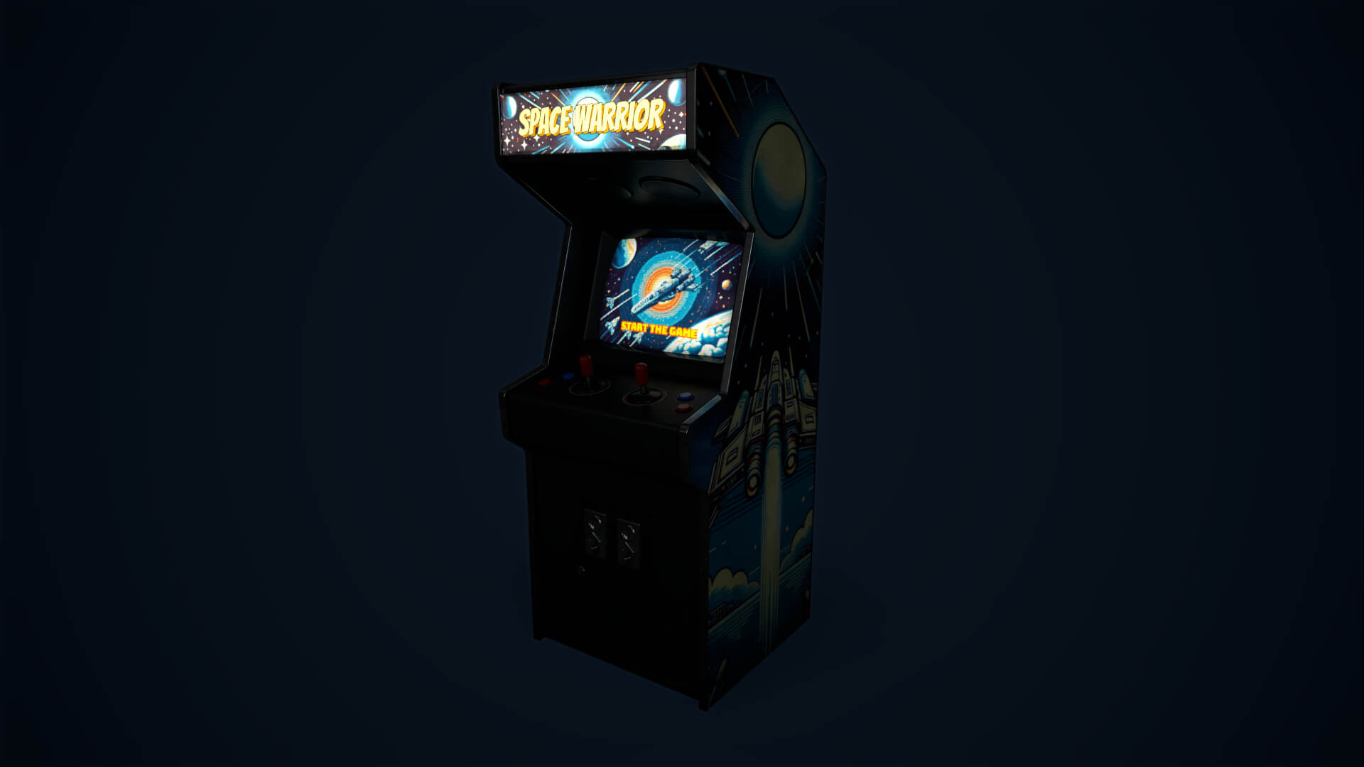 Retro Gaming Machine - 3D Model by siup