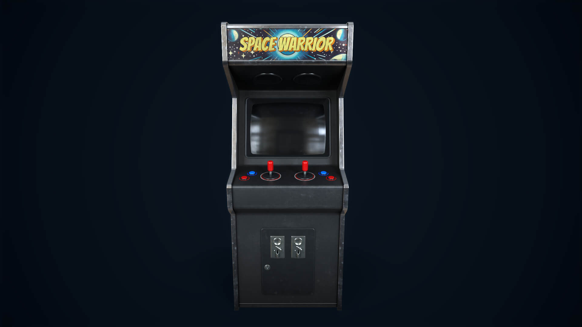 Retro Gaming Machine - 3D Model by siup