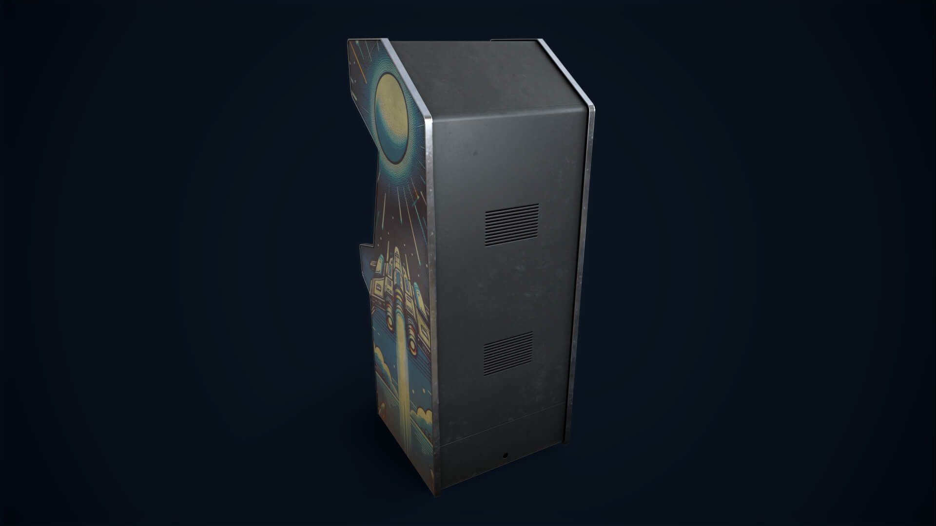 Retro Gaming Machine - 3D Model by siup