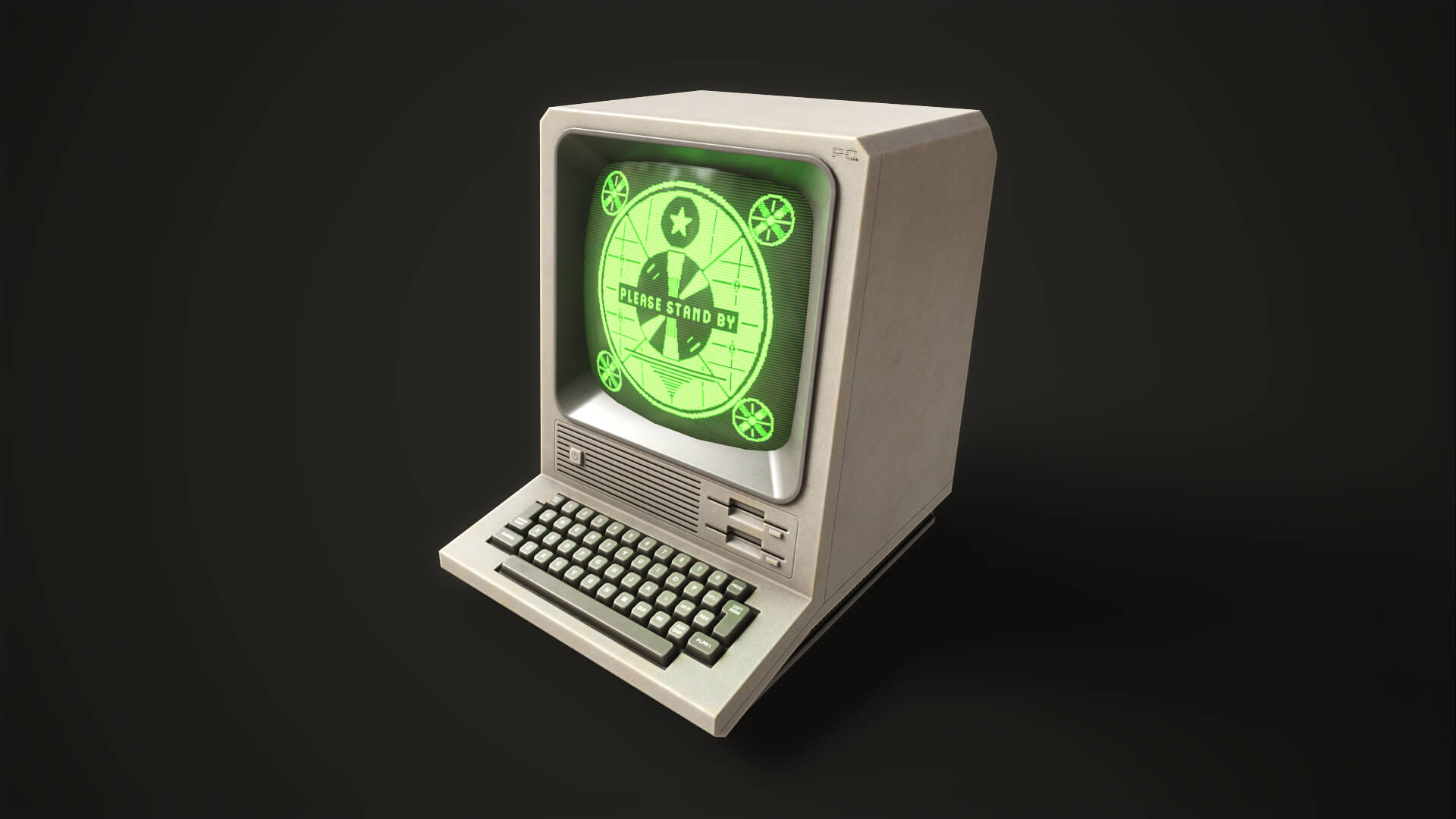 Retro Terminal - 3D Model by siup