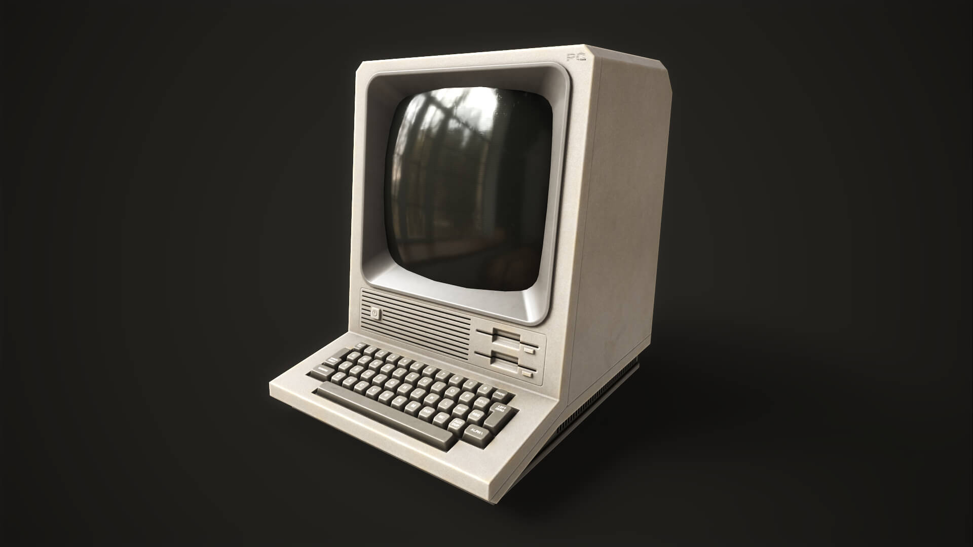 Retro Terminal - 3D Model by siup