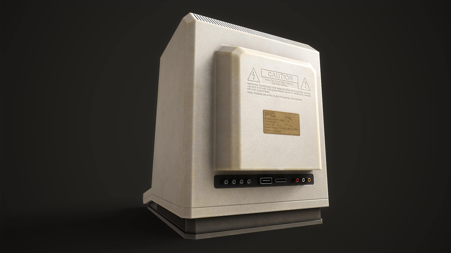 Retro Terminal - 3D Model by siup