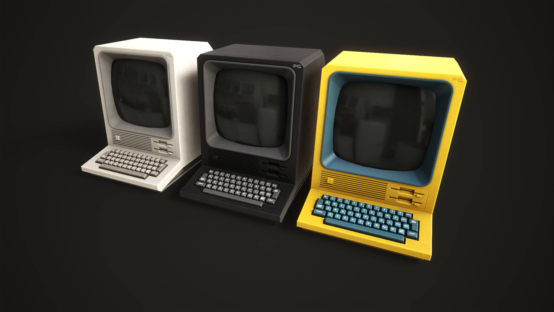 Retro Terminal - 3D Model by siup