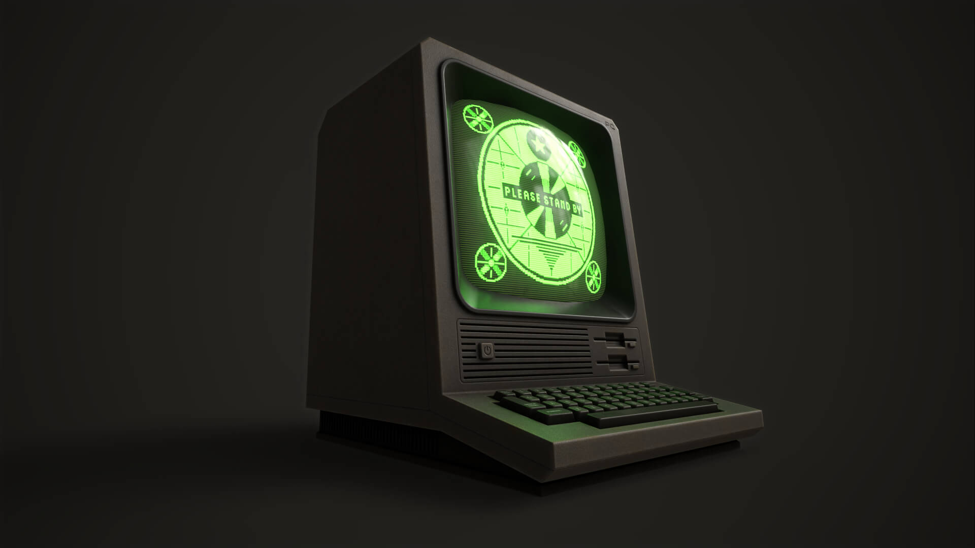 Retro Terminal - 3D Model by siup