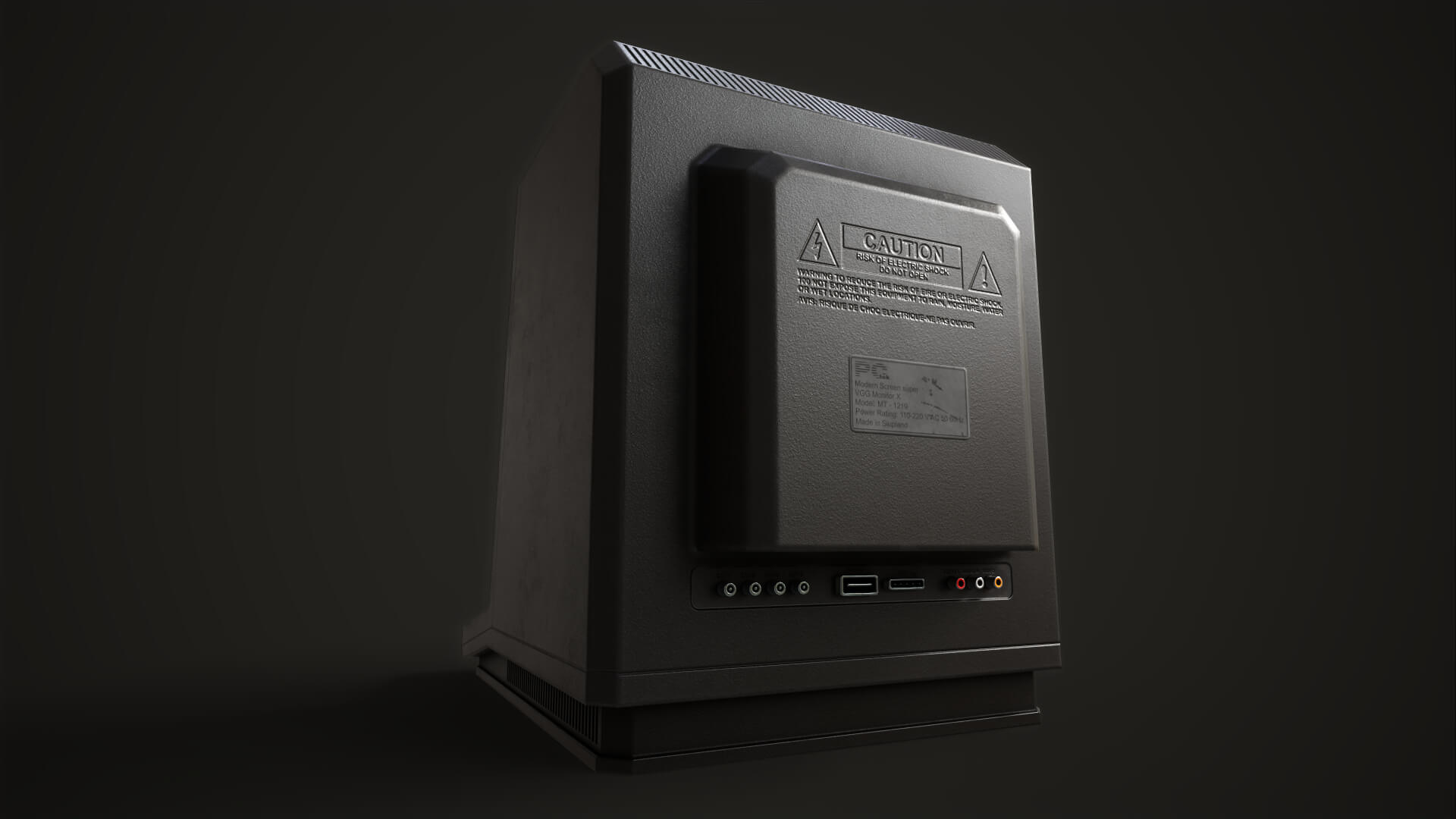 Retro Terminal - 3D Model by siup