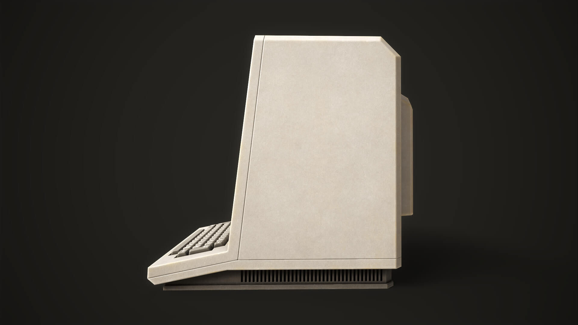 Retro Terminal - 3D Model by siup