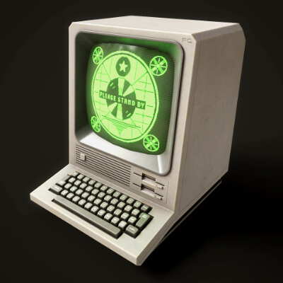Retro Terminal - 3D Model by siup