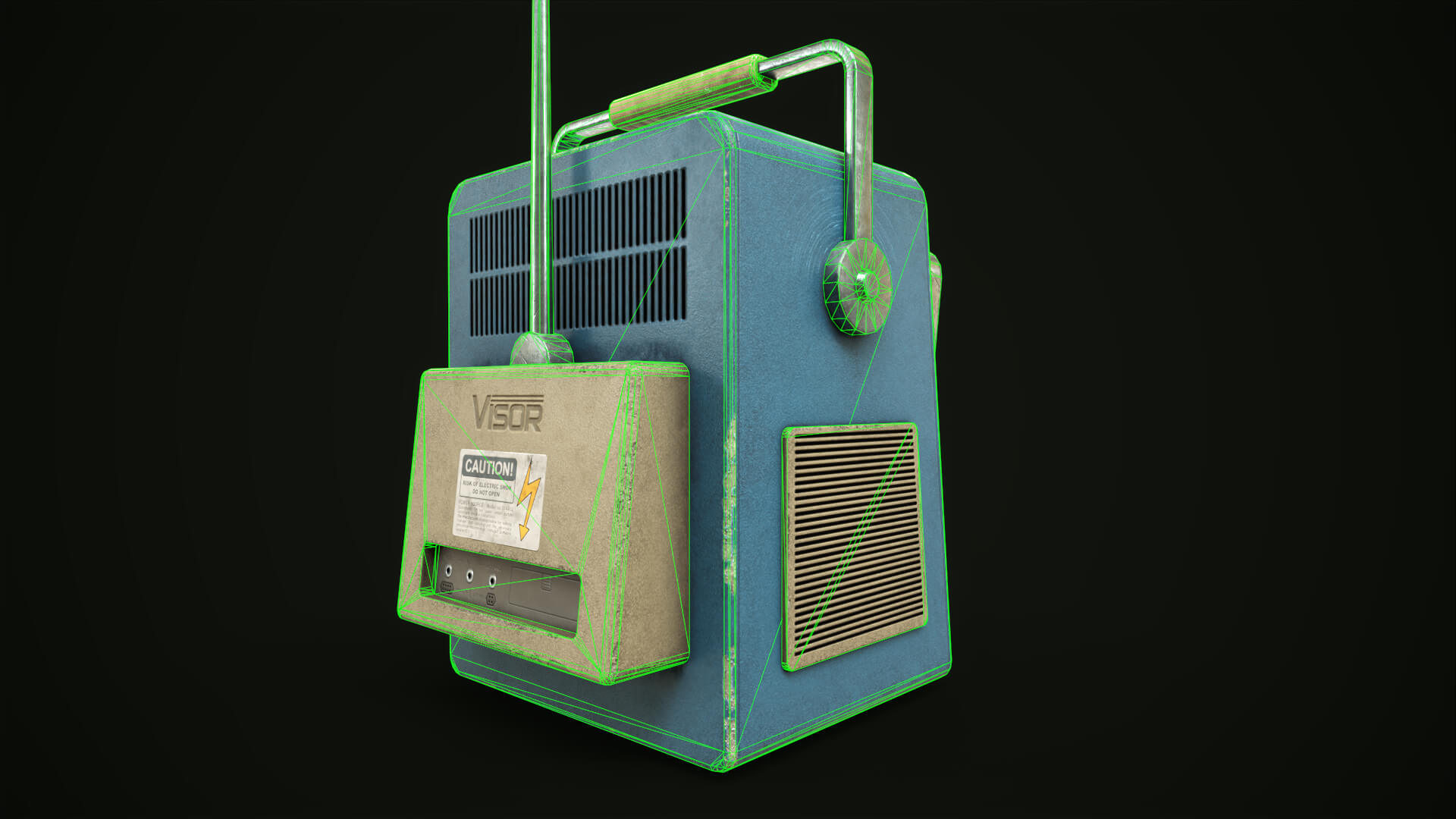 Retrofuturistic TV - 3D Model by siup