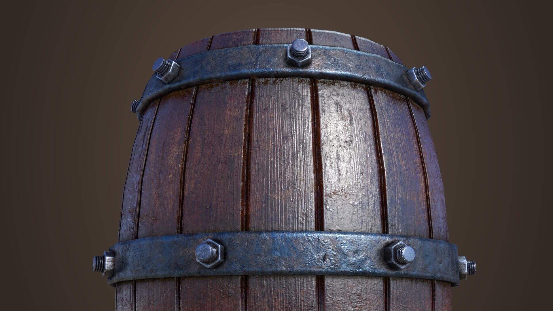 Unusual Barrel - 3D Model by siup