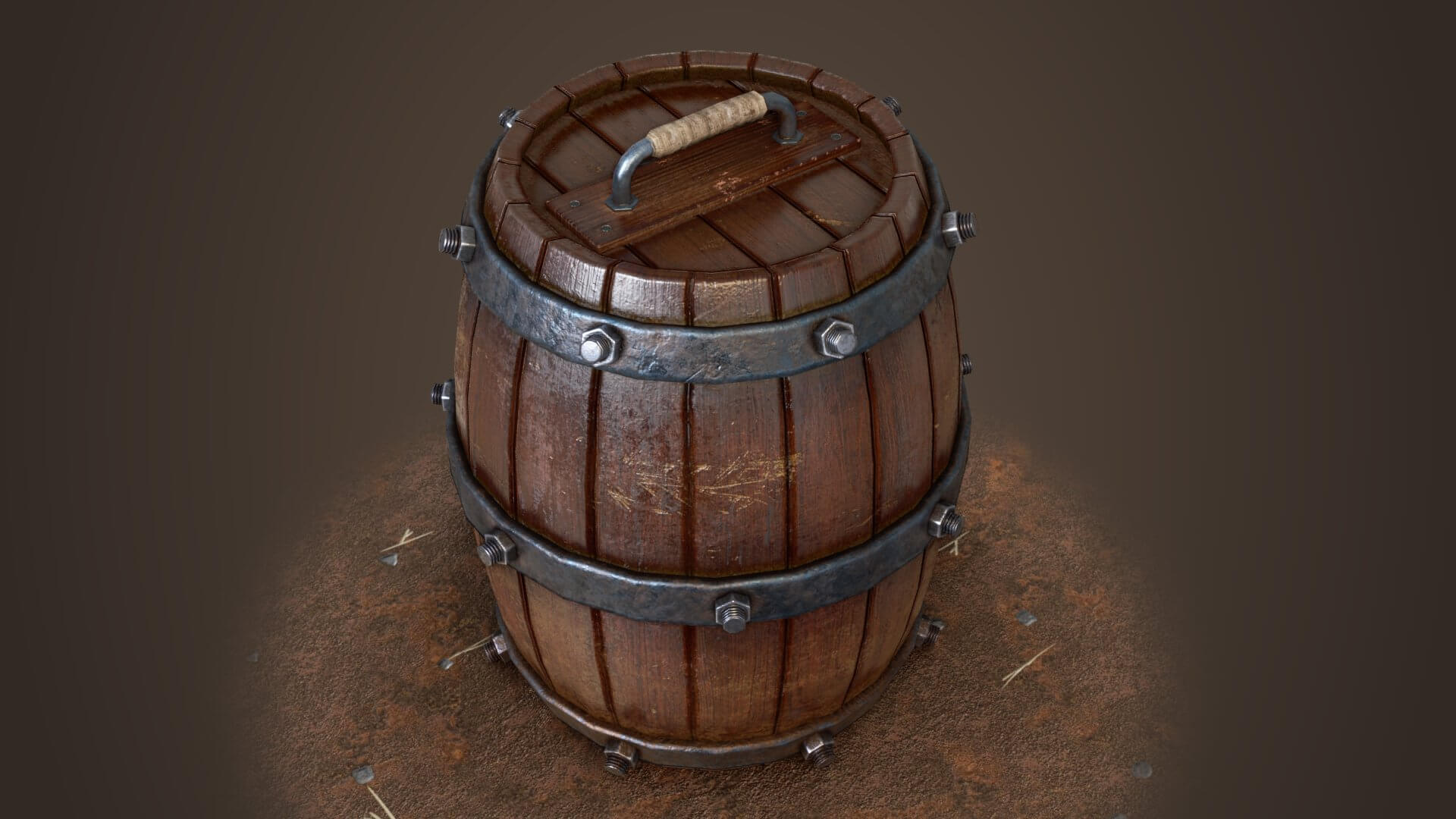 Unusual Barrel - 3D Model by siup
